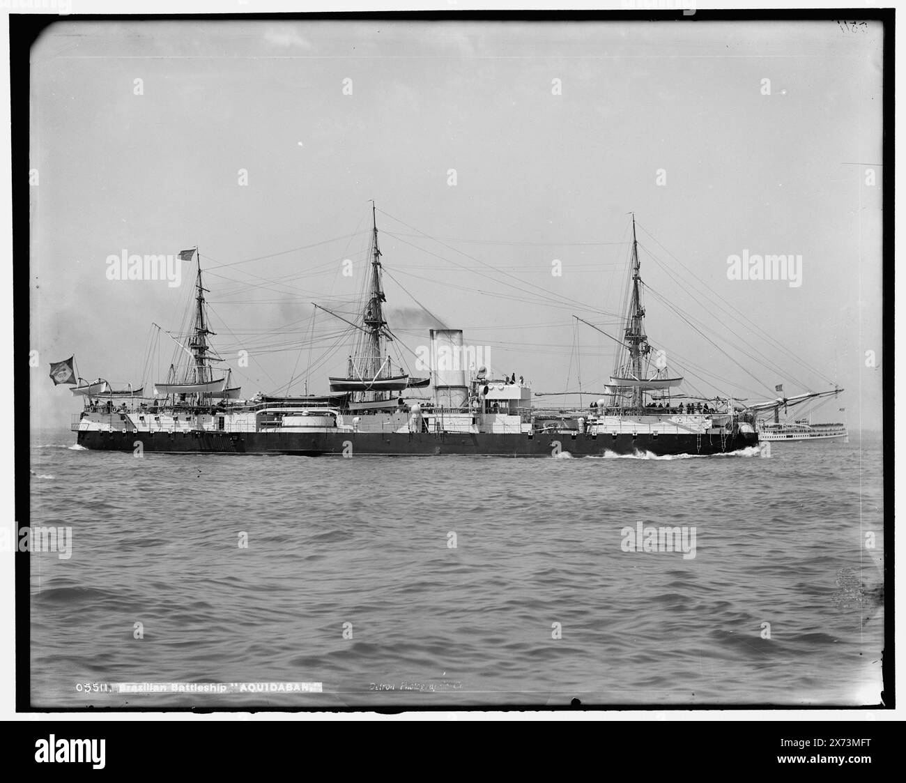 Brazilian battleship Aquidaban, Date based on Detroit, Catalogue F ...