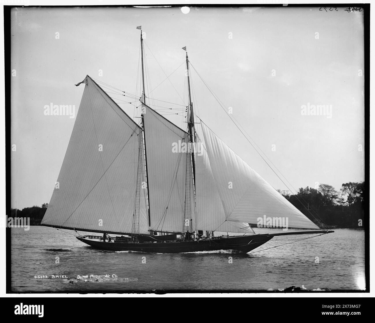 Sailing ship ariel Cut Out Stock Images & Pictures - Alamy