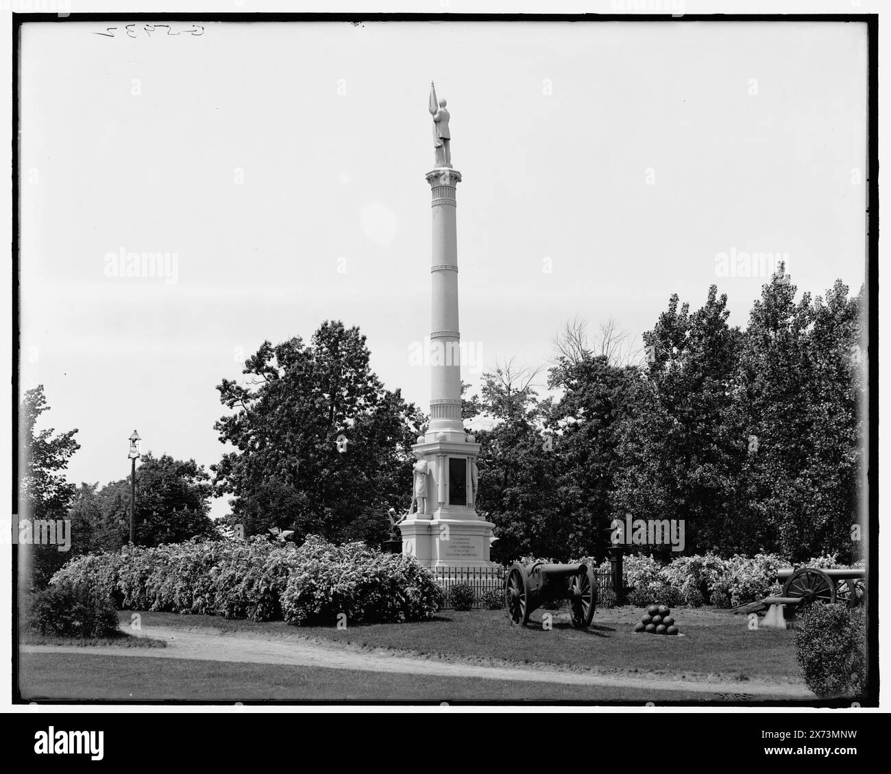 Soldiers' monument, Pine Grove Park, Port Huron, Mich., Title from jacket., "G 5932" on negative ...