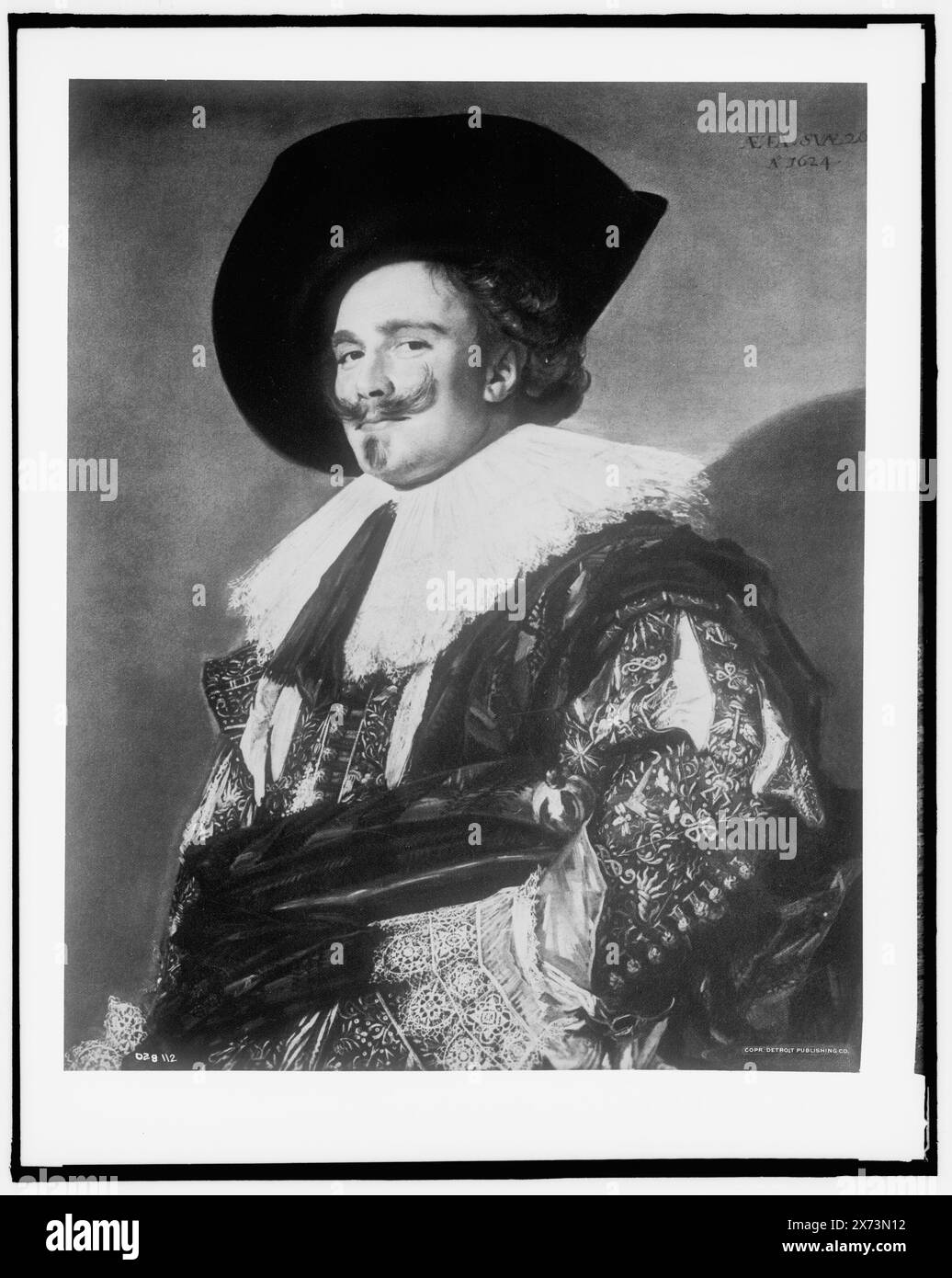 Laughing cavalier painting Black and White Stock Photos & Images - Alamy