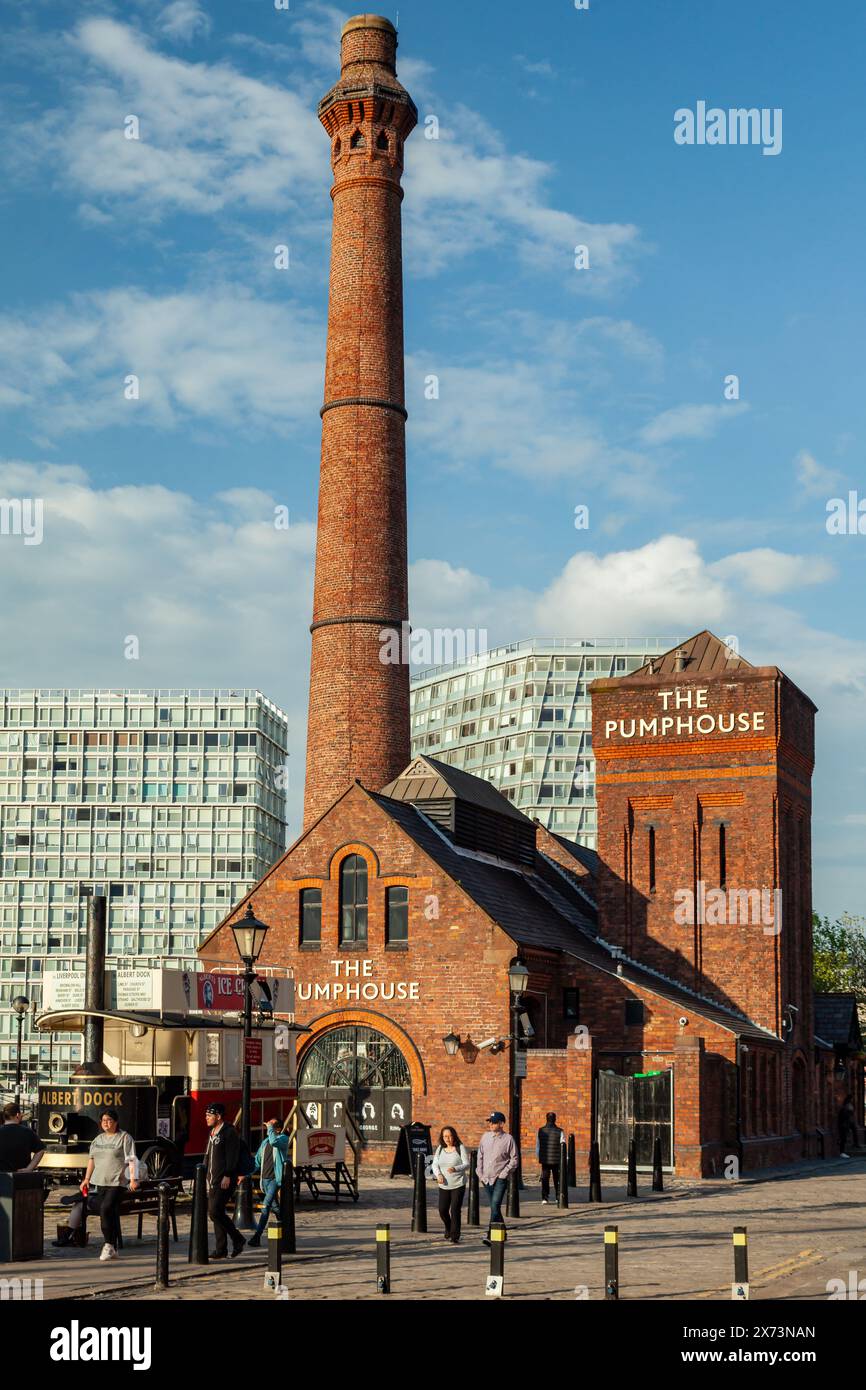 Spring afternoon at the Pumphouse in Liverpool Stock Photo - Alamy