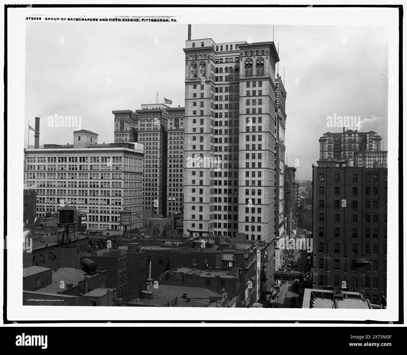 Skyscrapers group Black and White Stock Photos & Images - Alamy