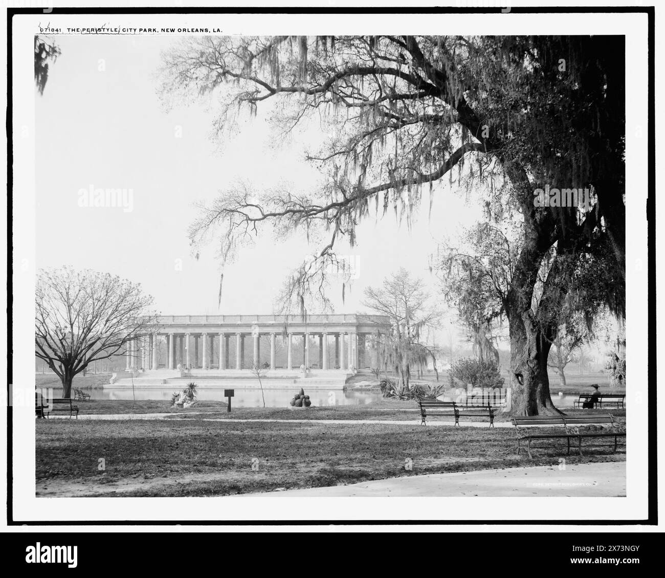 Park new orleans Black and White Stock Photos & Images - Alamy