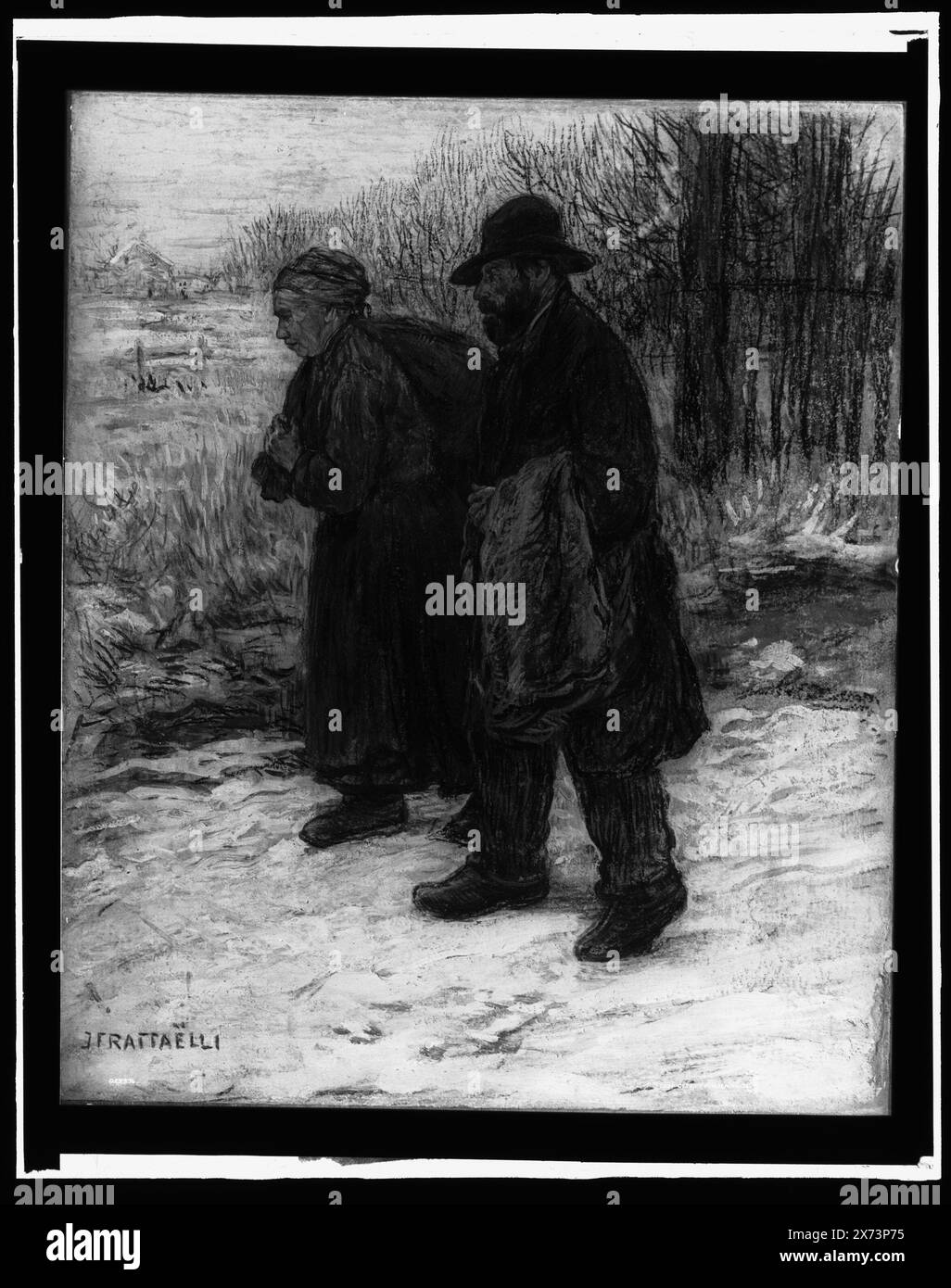 Parisian rag pickers, Title from jacket., Photograph of painting signed ...