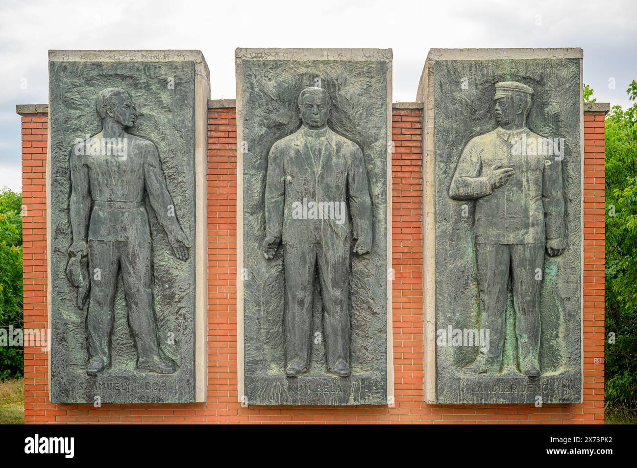 Communist Statues at the Memento Park, Budapest, Hungary Stock Photo ...