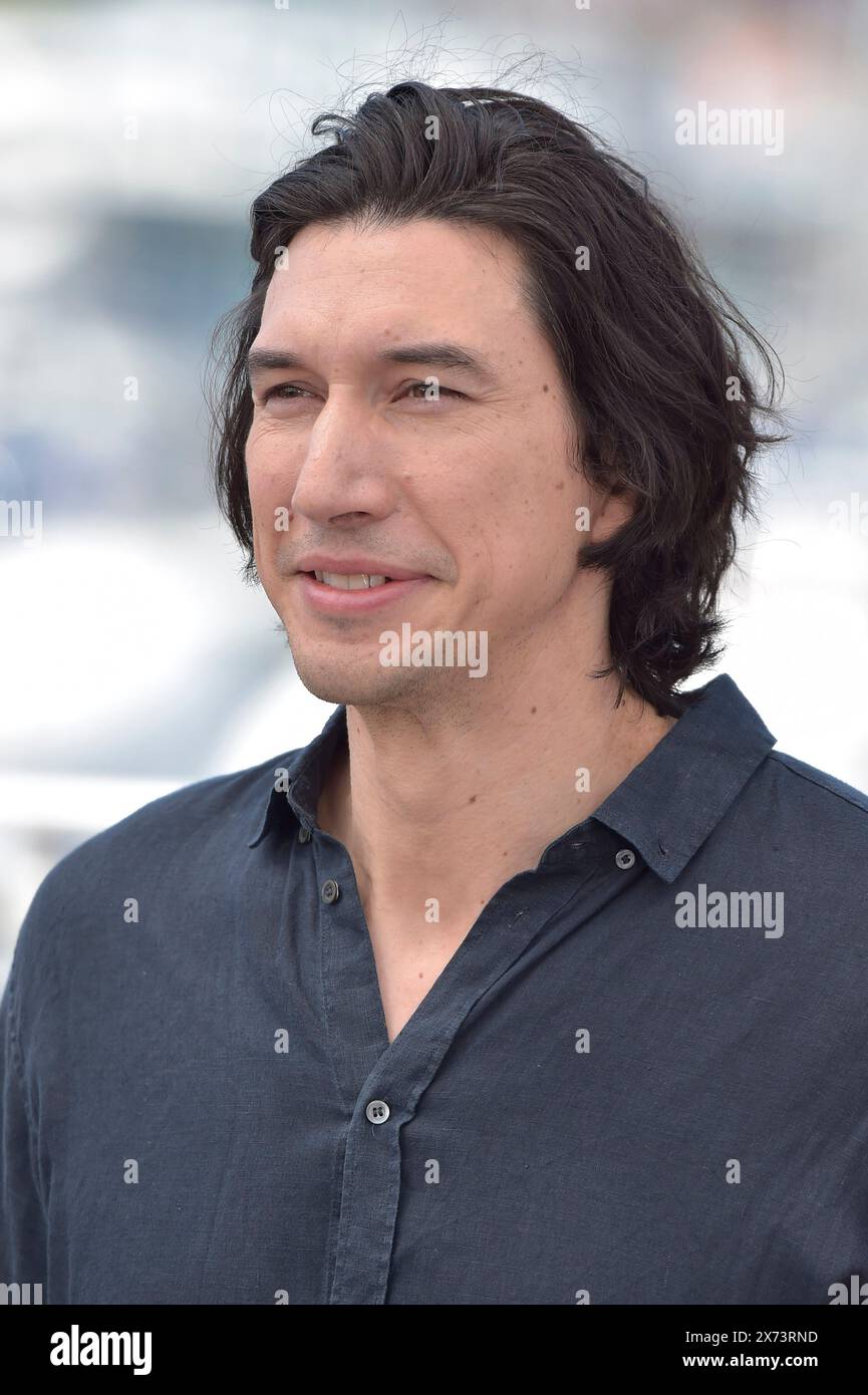 Cannes, France. 17th May, 2024. CANNES, FRANCE - MAY 17:Adam Driver ...