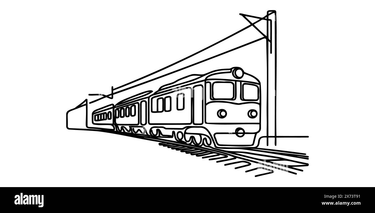 Continuous rail Black and White Stock Photos & Images - Alamy