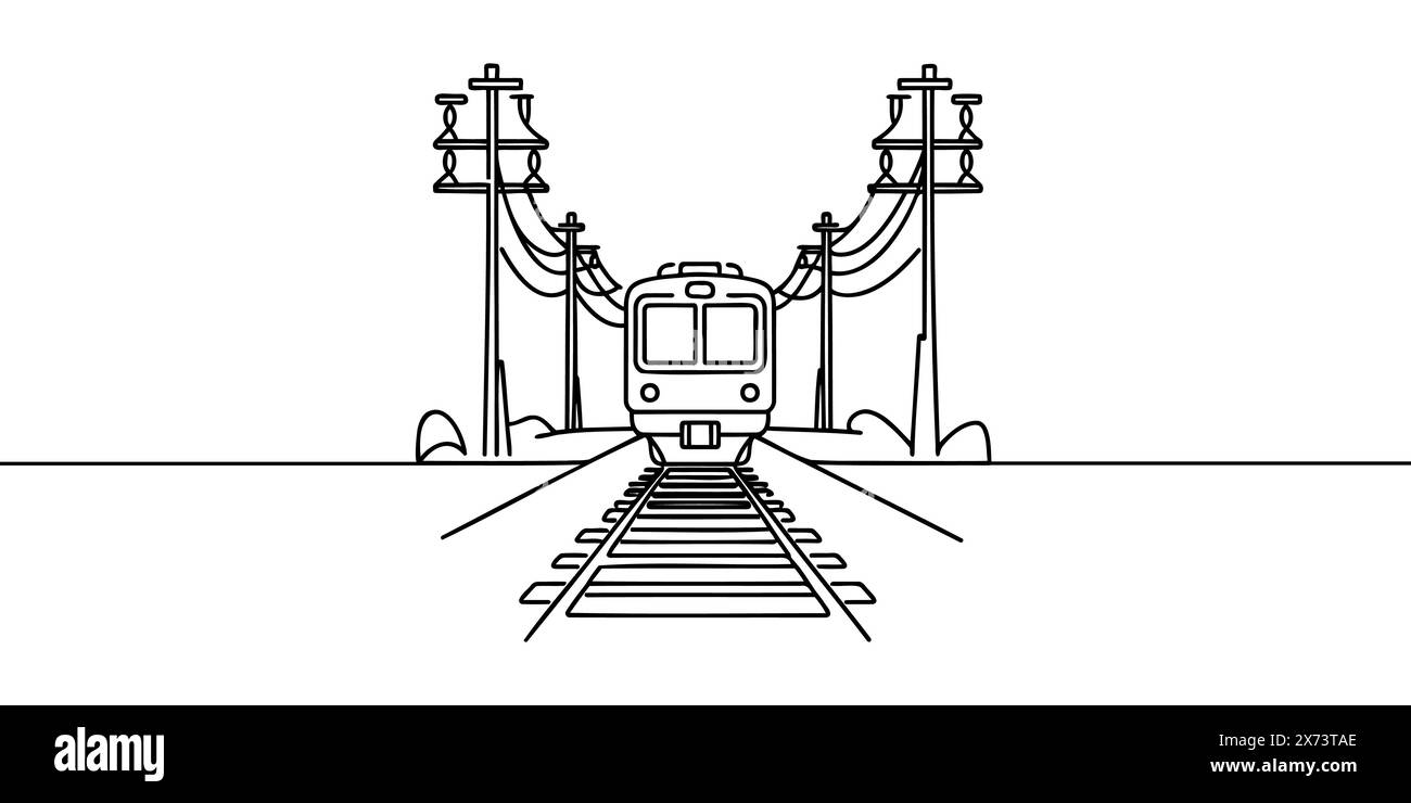 Continuous rail Black and White Stock Photos & Images - Alamy