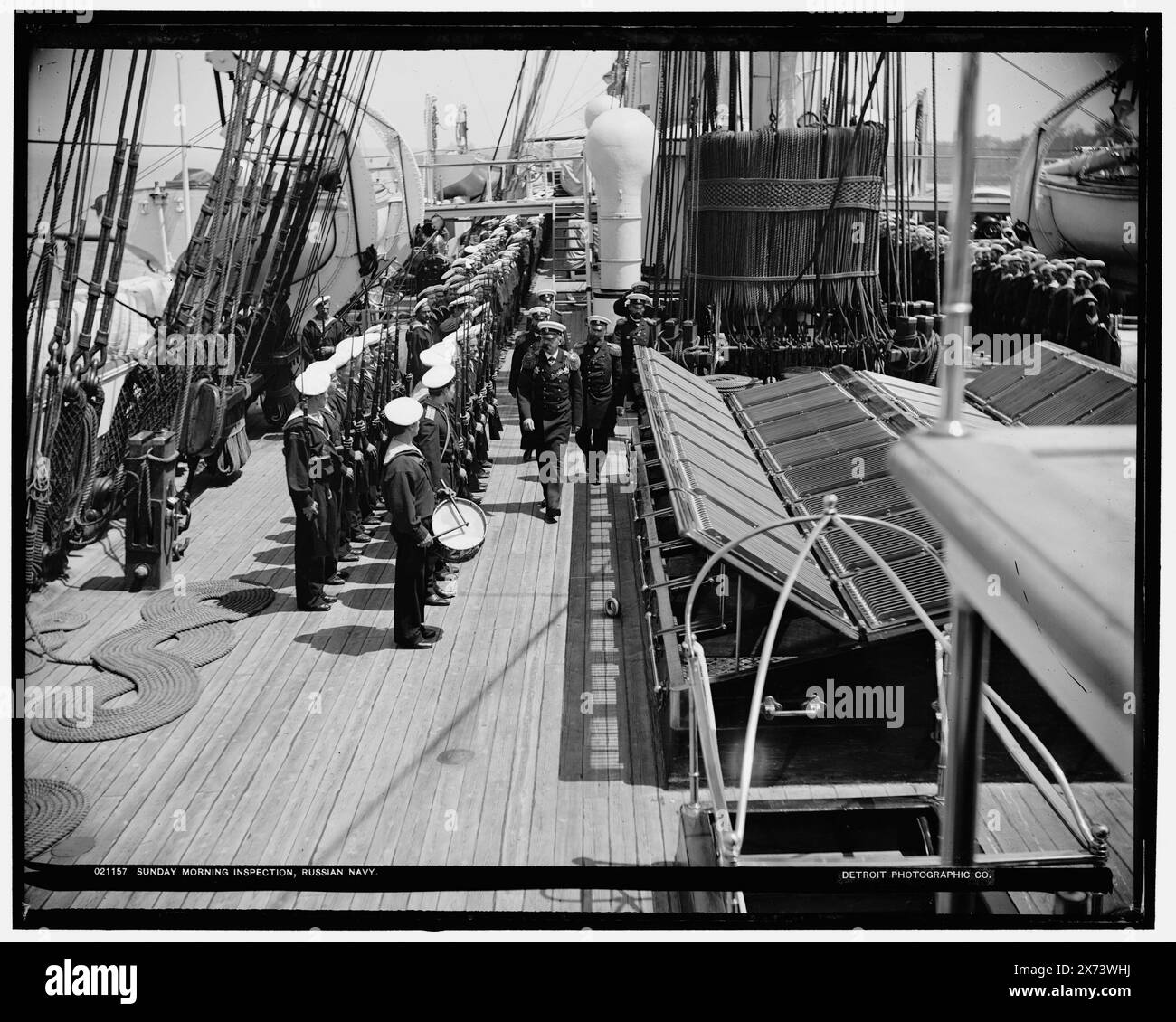 Russian navy parade Black and White Stock Photos & Images - Alamy