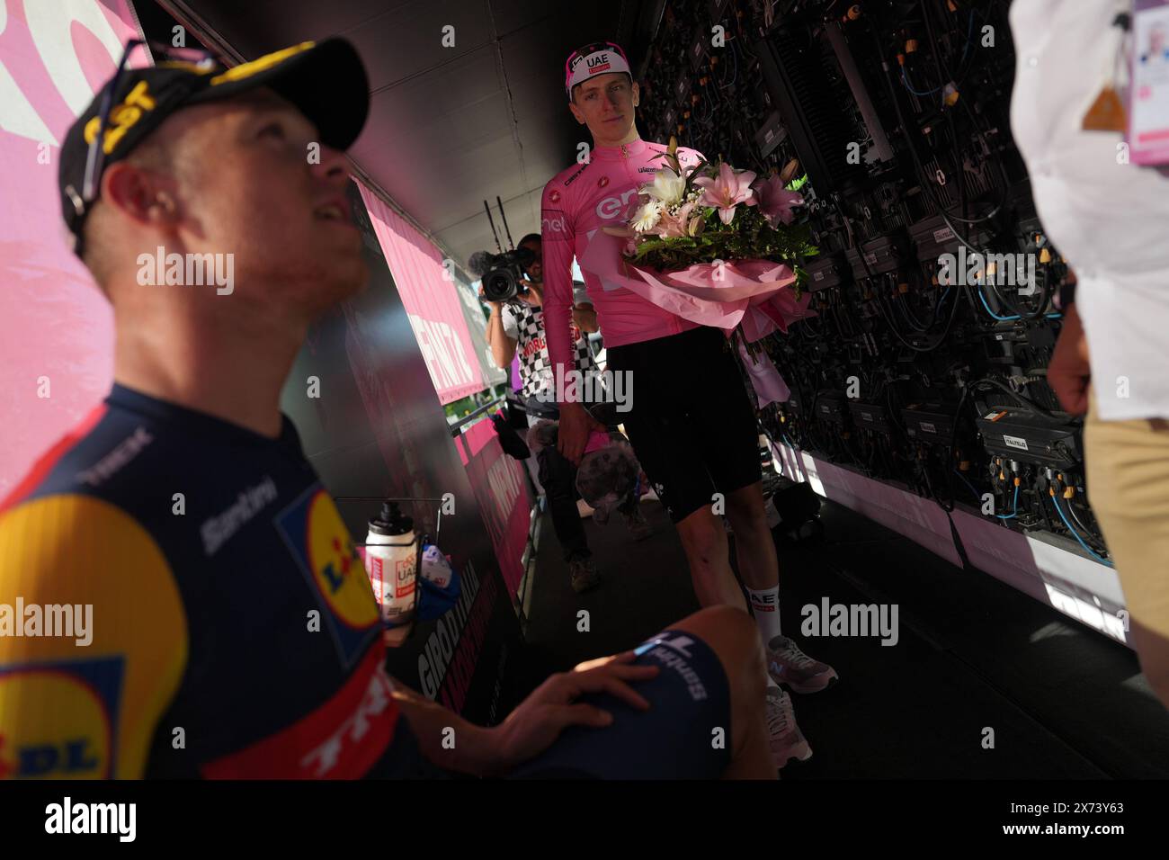 Cento, Italia. 17th May, 2024. Milan Jonathan (Team Lidl - Treck) and ...
