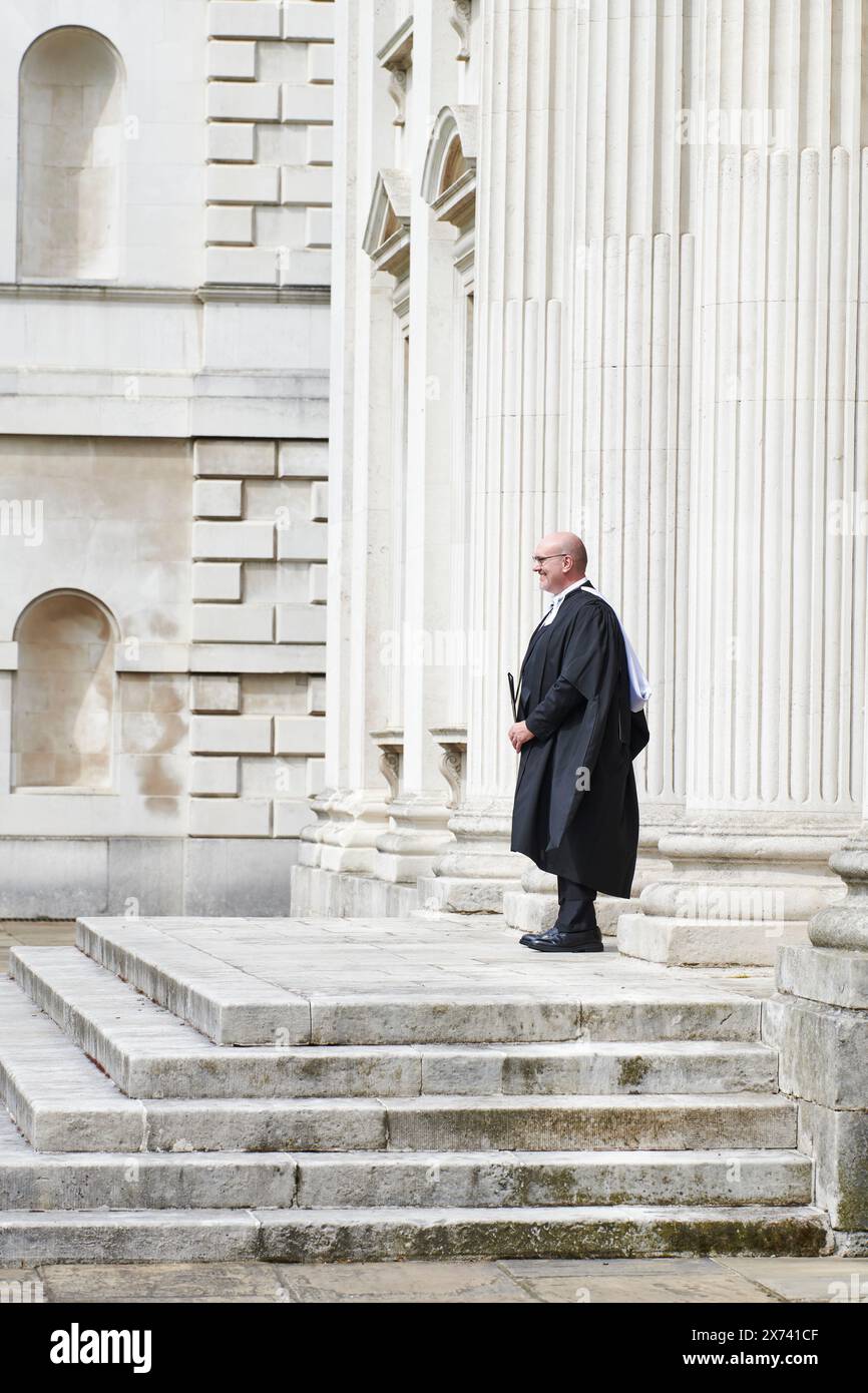 A graduate student, in academical dress, of the University of Cambridge ...