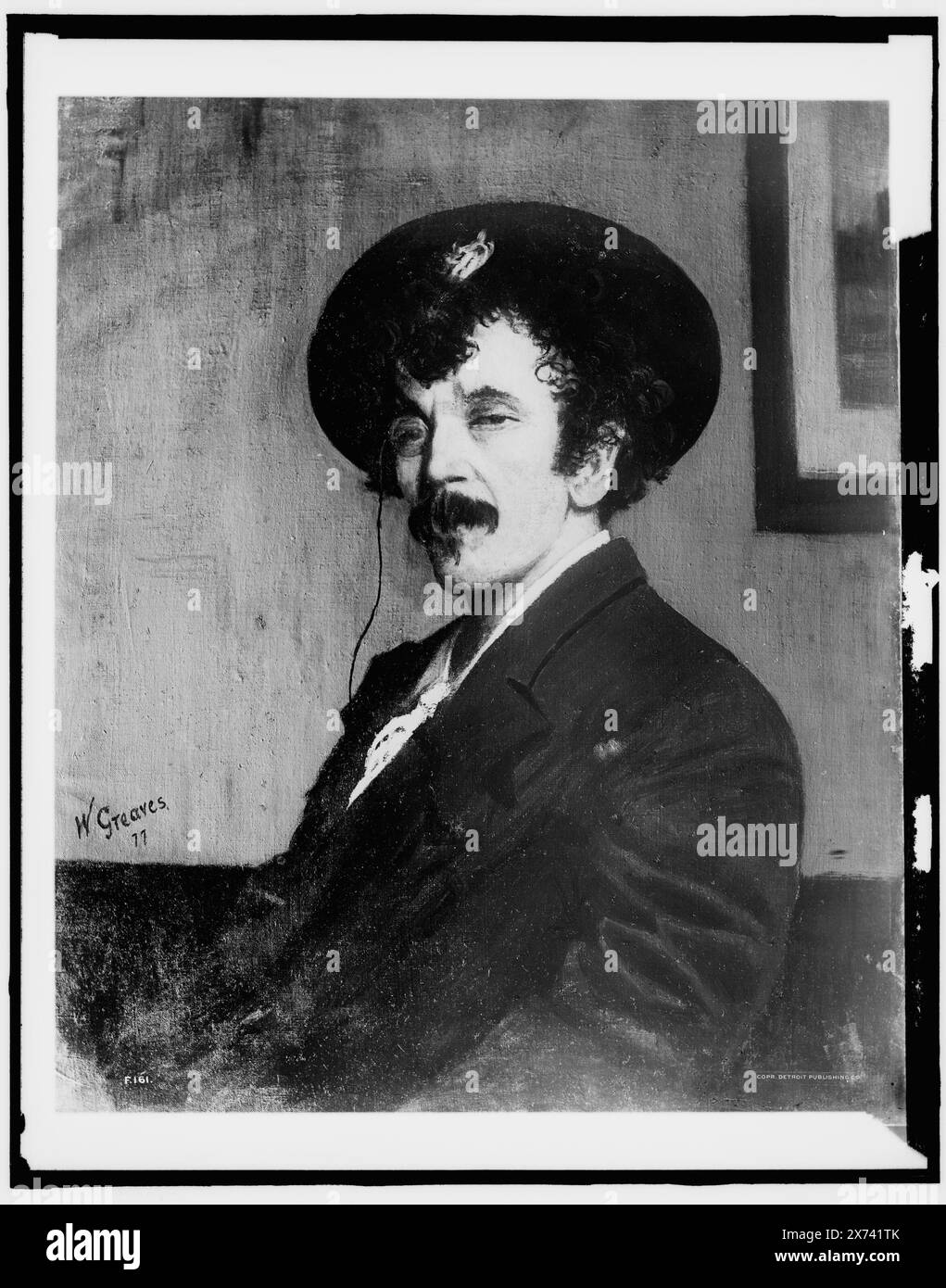 James McNeill Whistler, head-and-shoulders portrait, Title devised by ...