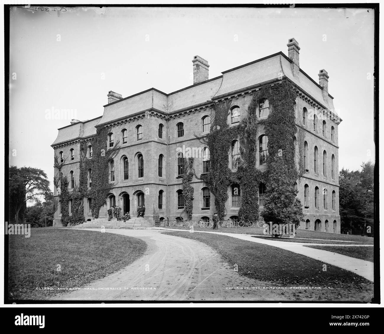 Anderson hall and administration Black and White Stock Photos & Images ...