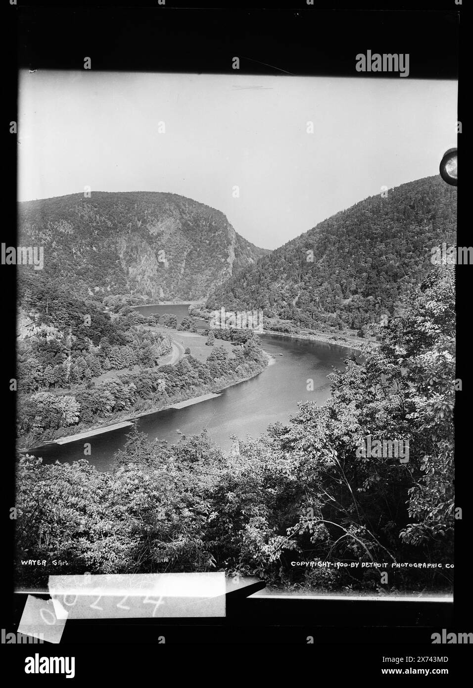 Water passes landforms Black and White Stock Photos & Images - Alamy