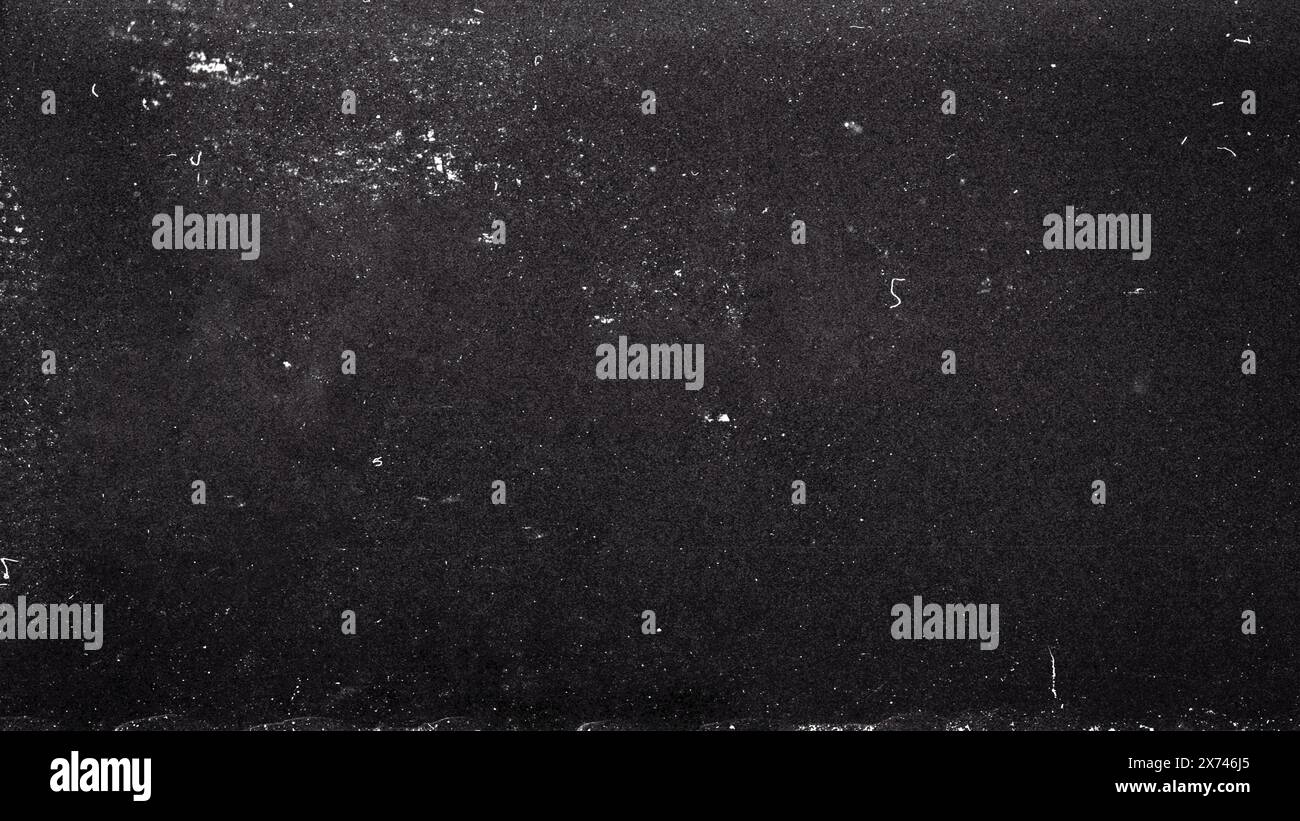 Blank grained film strip texture background with heavy grain and dust ...