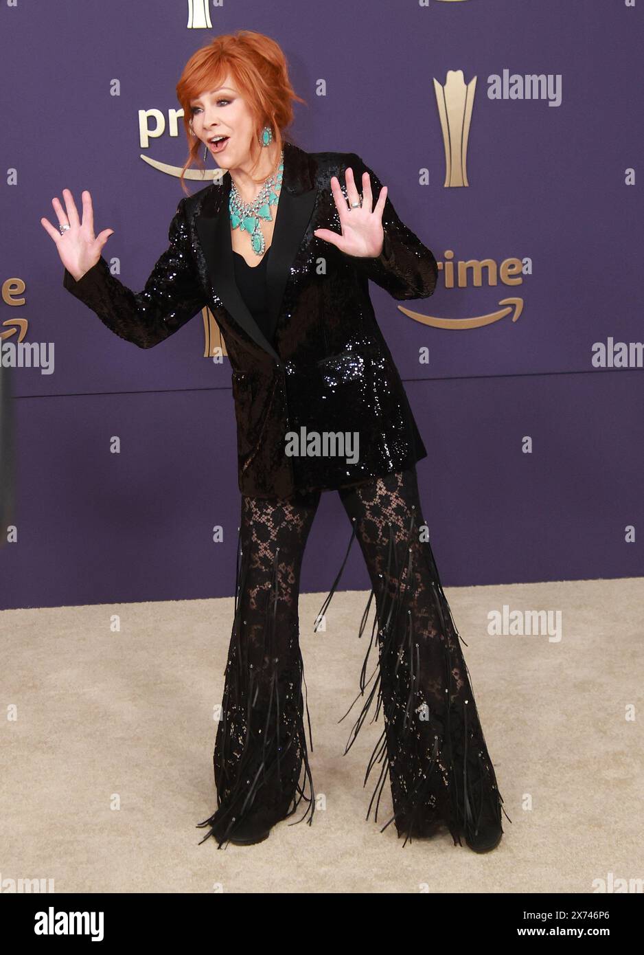 Reba McEntire attends the 59th Academy of Country Music Awards at Omni ...