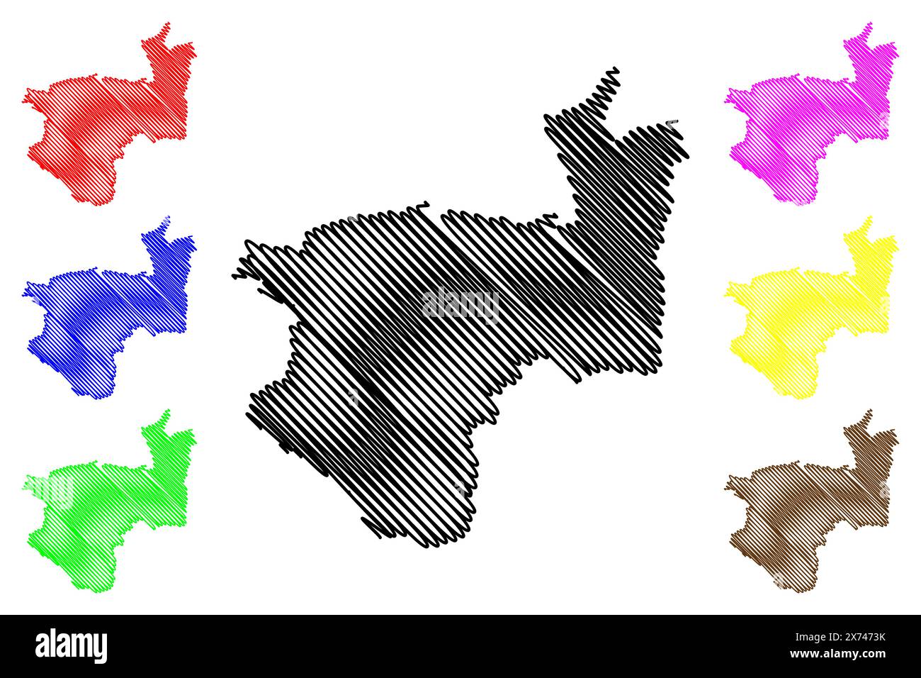 Kufstein district (Republic of Austria or Österreich, Tyrol or Tirol ...