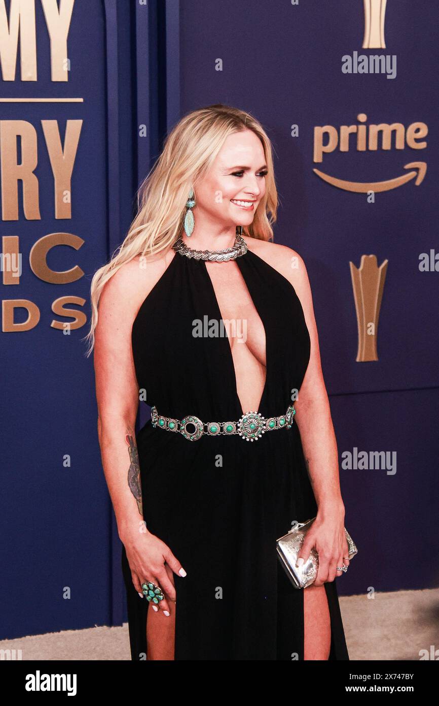 Miranda Lambert attends the 59th Academy of Country Music Awards at ...