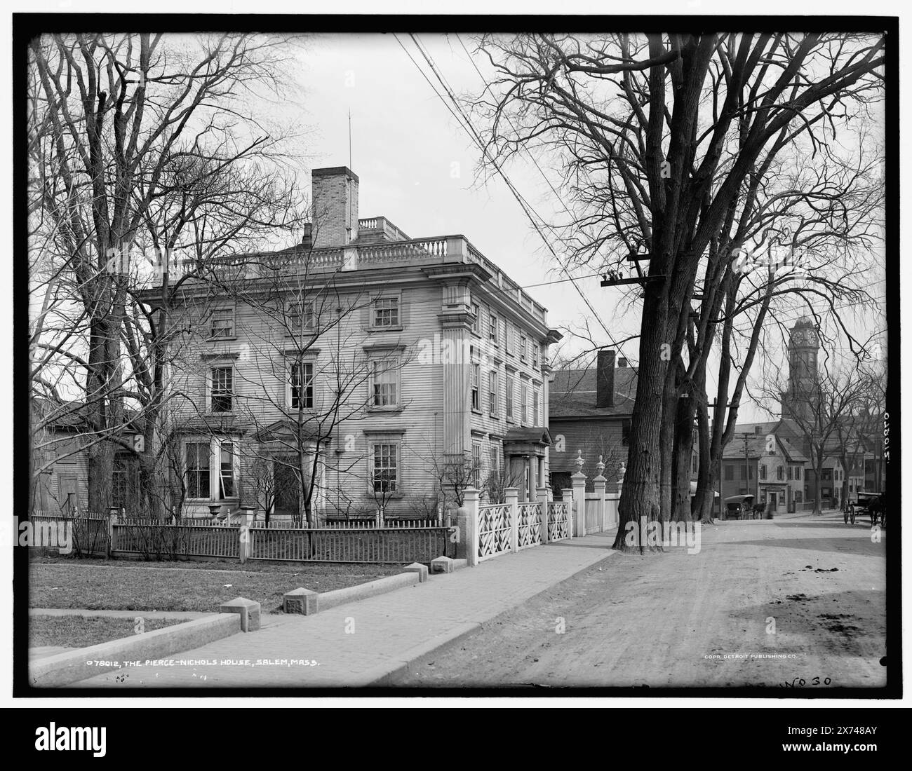 Peirce nichols house Black and White Stock Photos & Images - Alamy