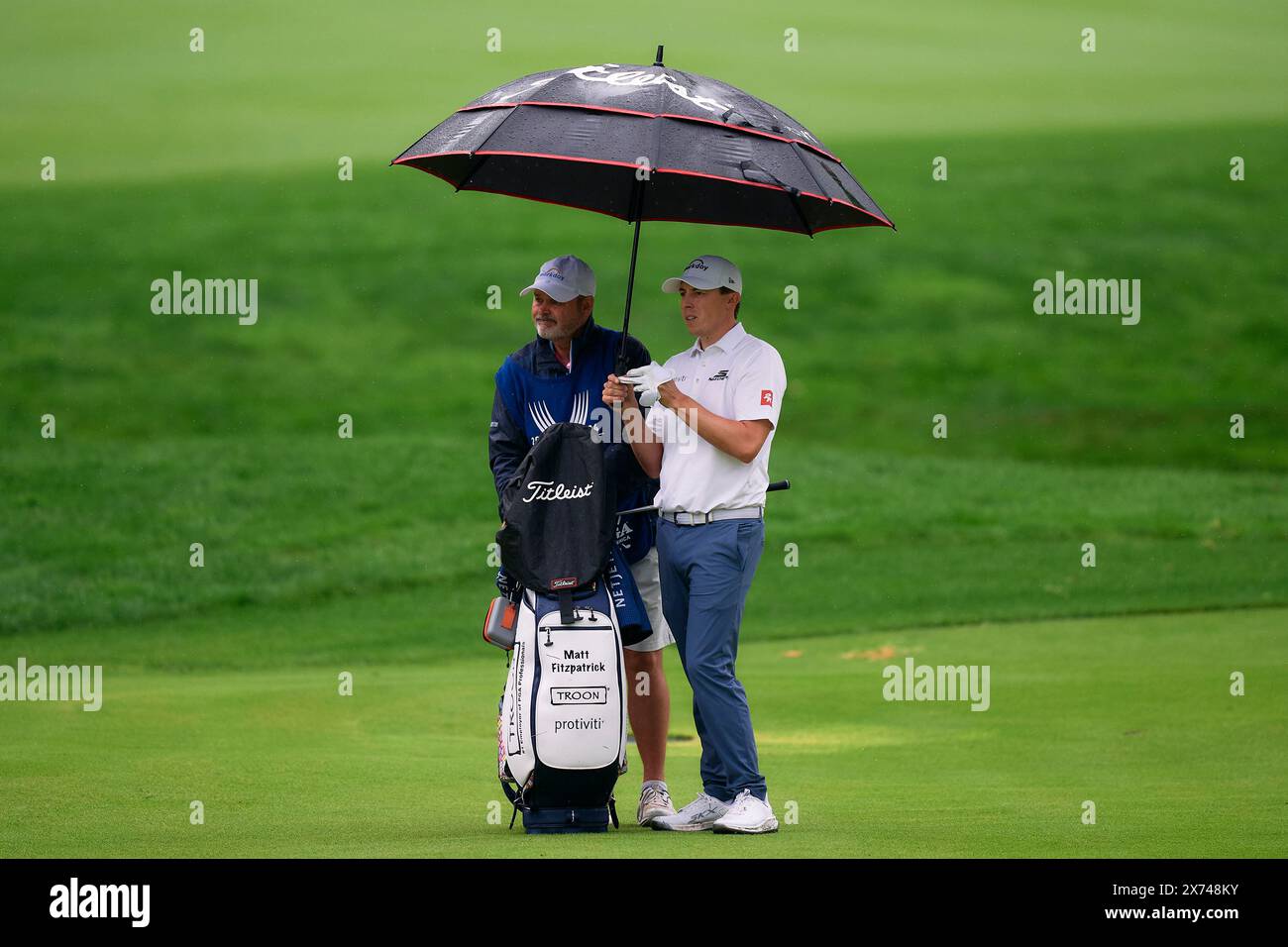 Matthew Fitzpatrick of England in action during Second Round of the ...