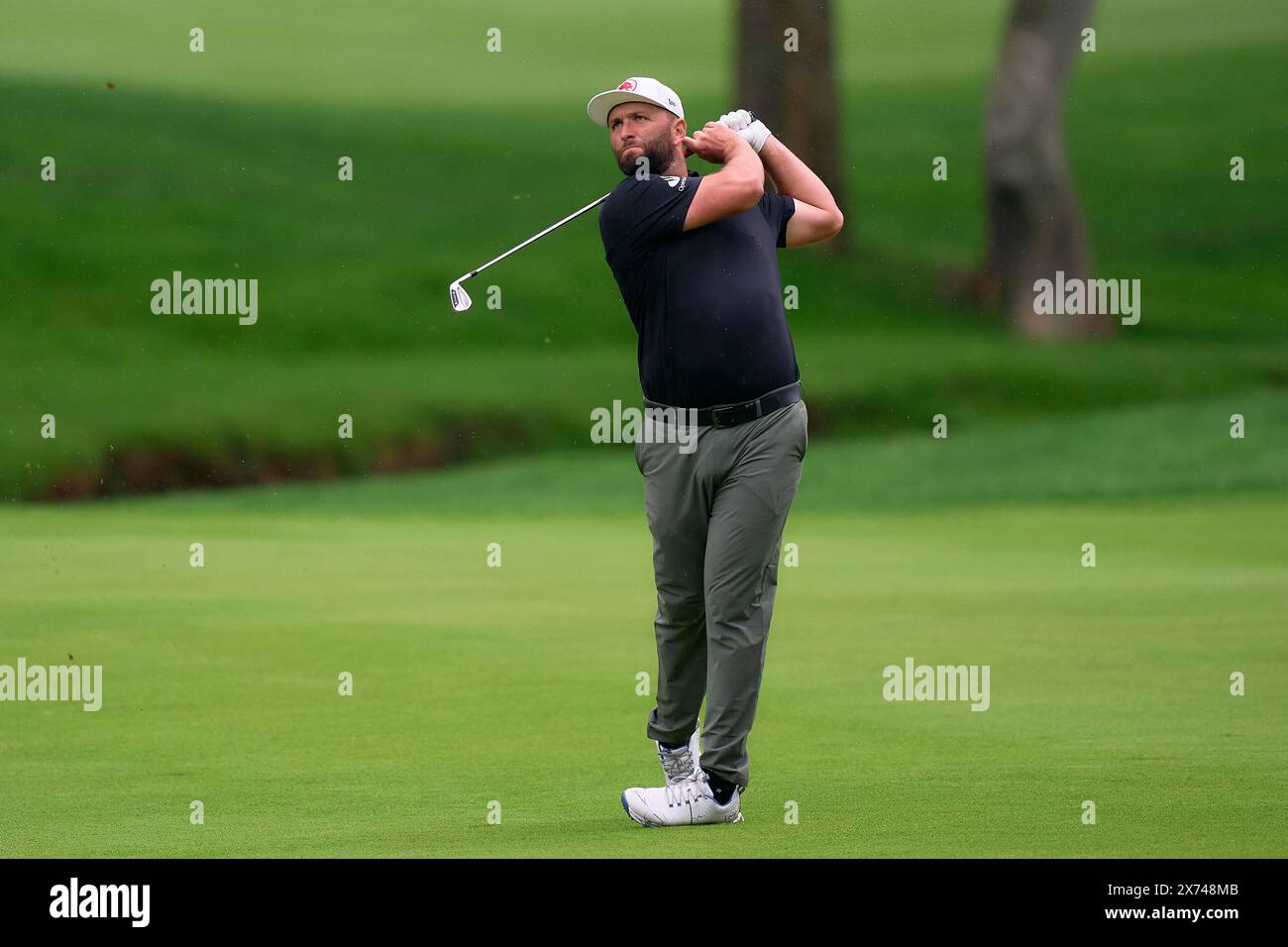 Jon Rahm of Spain in action during Second Round of the 2024 PGA ...