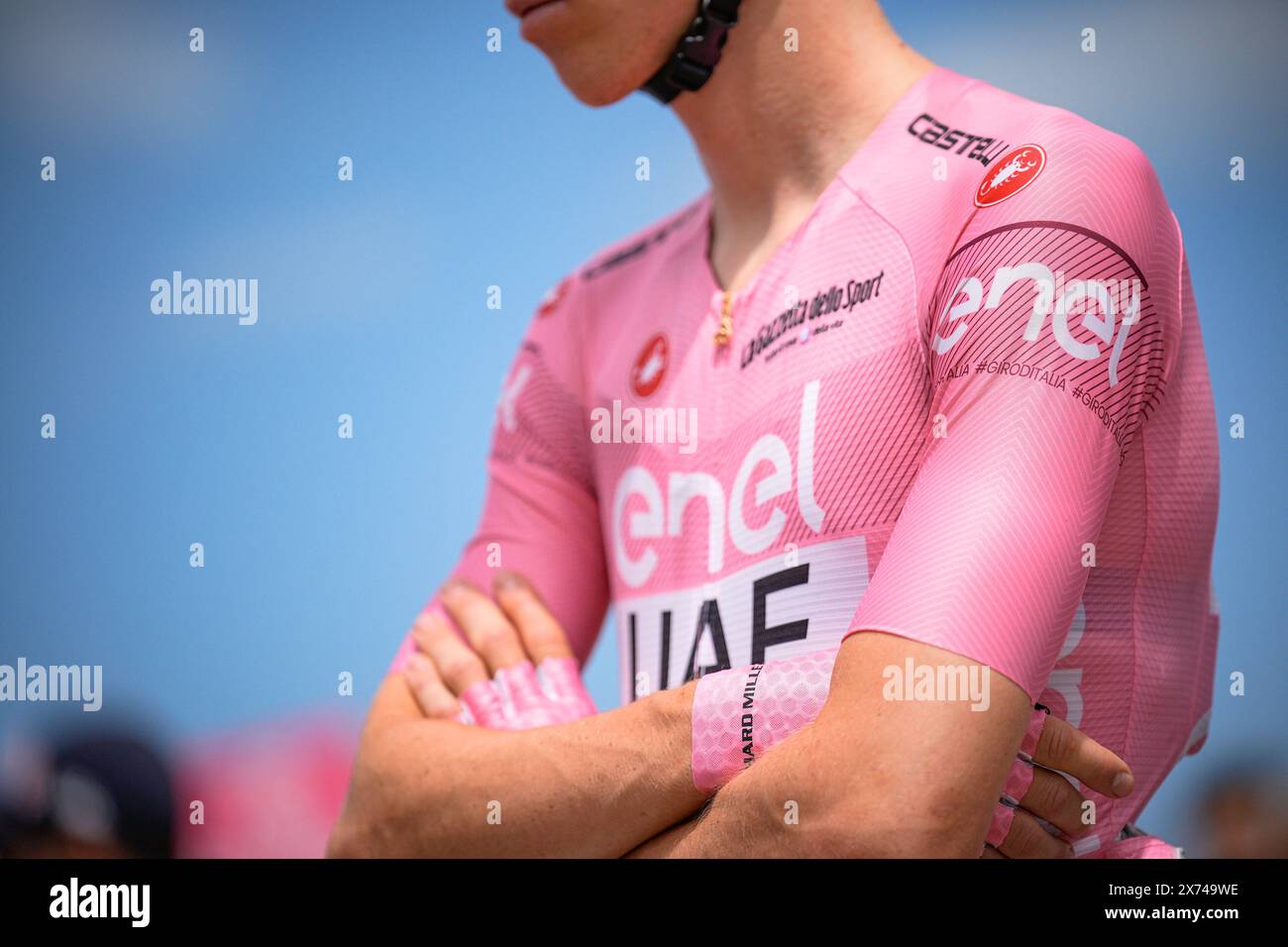 Riccione, Italia. 17th May, 2024. Tadej Pogacar (UAE Team Emirates ...