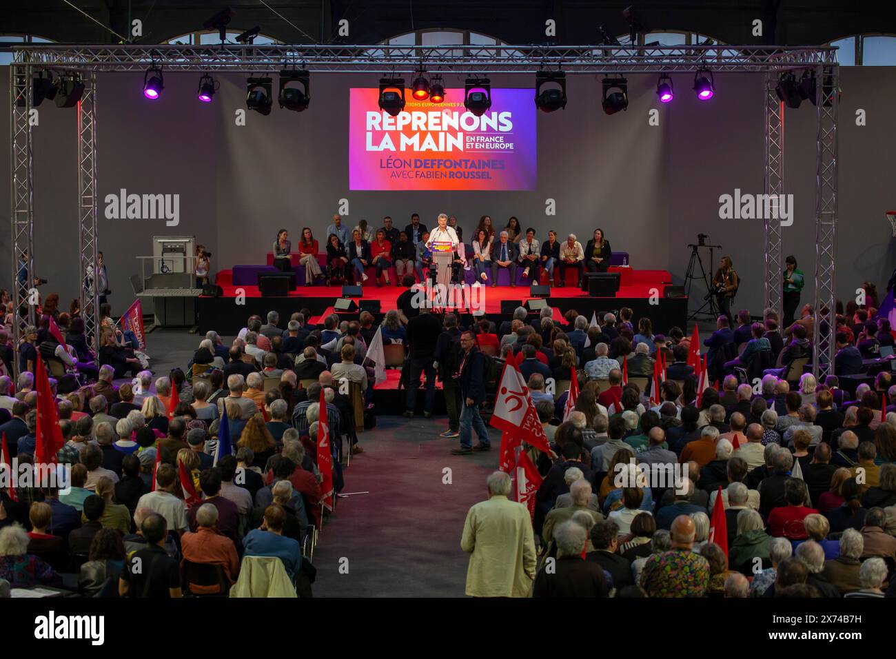 Second national meeting, Wednesday evening in Paris, Léon Deffontaines ...