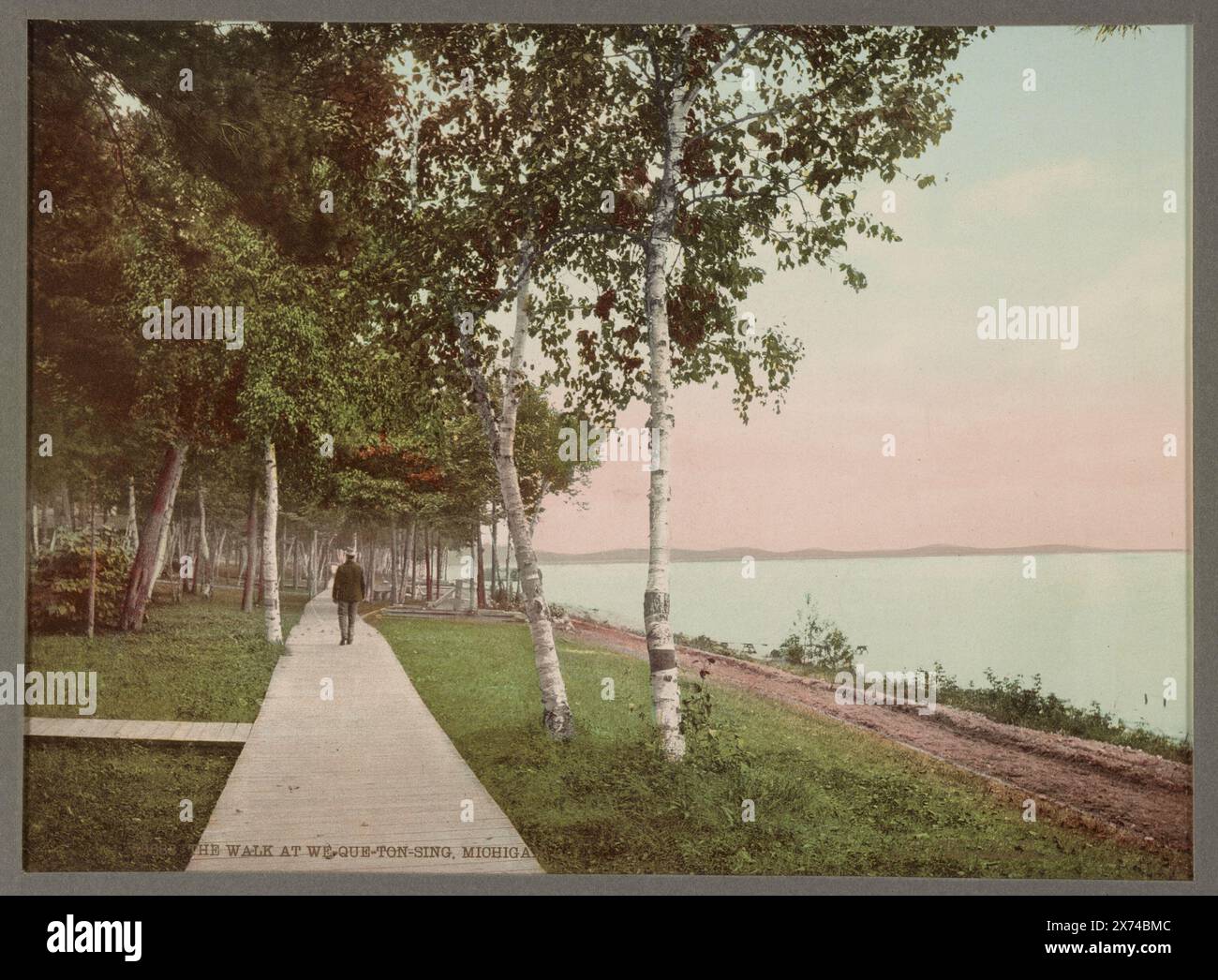 The Walk at We-Que-Ton-Sing, Michigan, In album prepared by Detroit ...