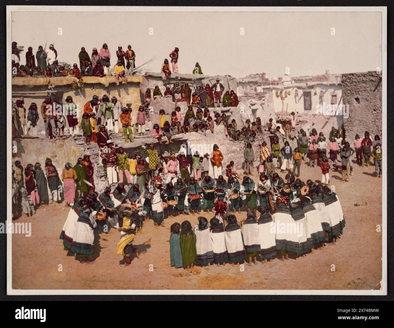 Thanksgiving dance, Oraibi, Arizona, Title from item., No. 53428, Forms ...