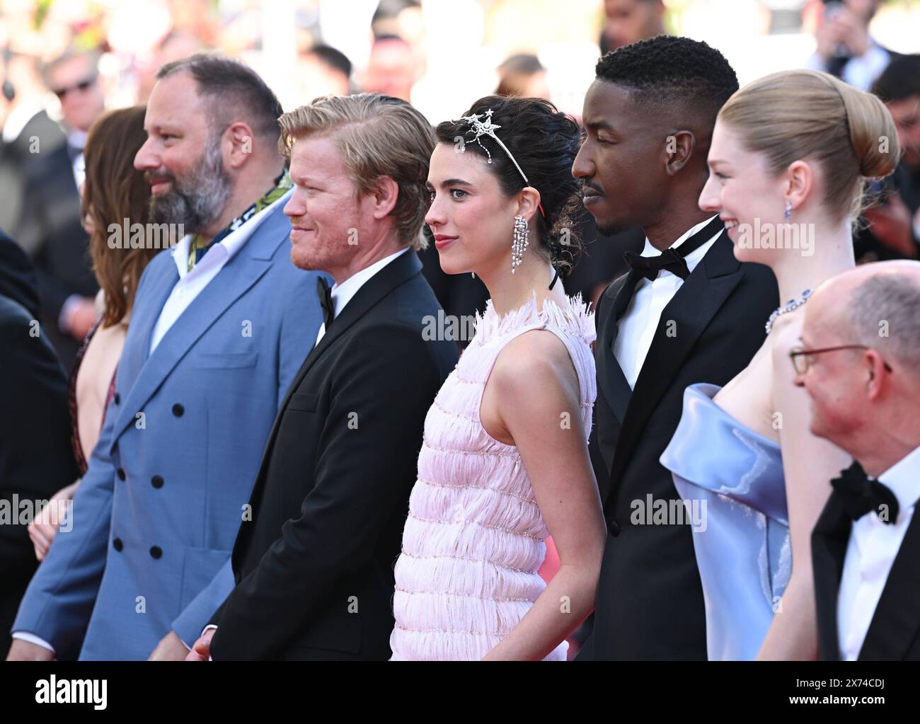 Cannes, France. May 17th, 2024. Margaret Qualley, Jesse Plemons and ...