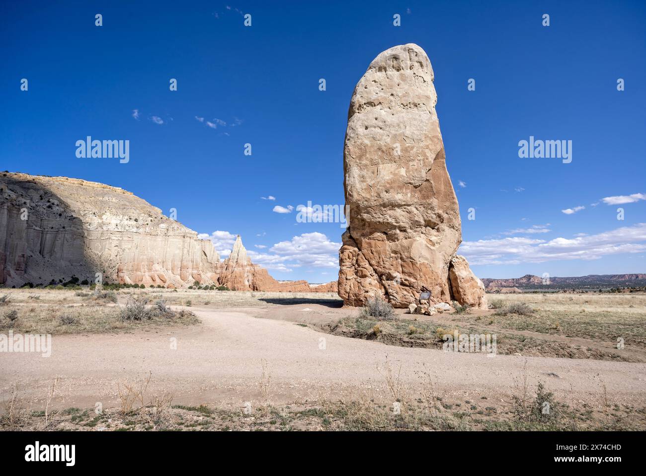 Chimney Rock - a large sand pipe in Kodachrome Basin State Park, Utah ...