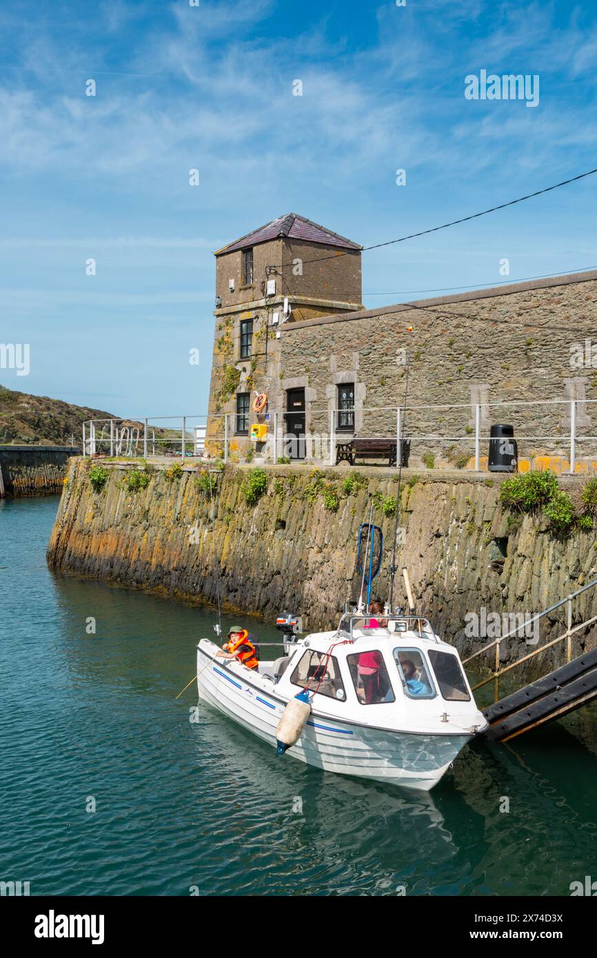 Amlwch port and harbour, Anglesey, Wales, UK Stock Photo - Alamy