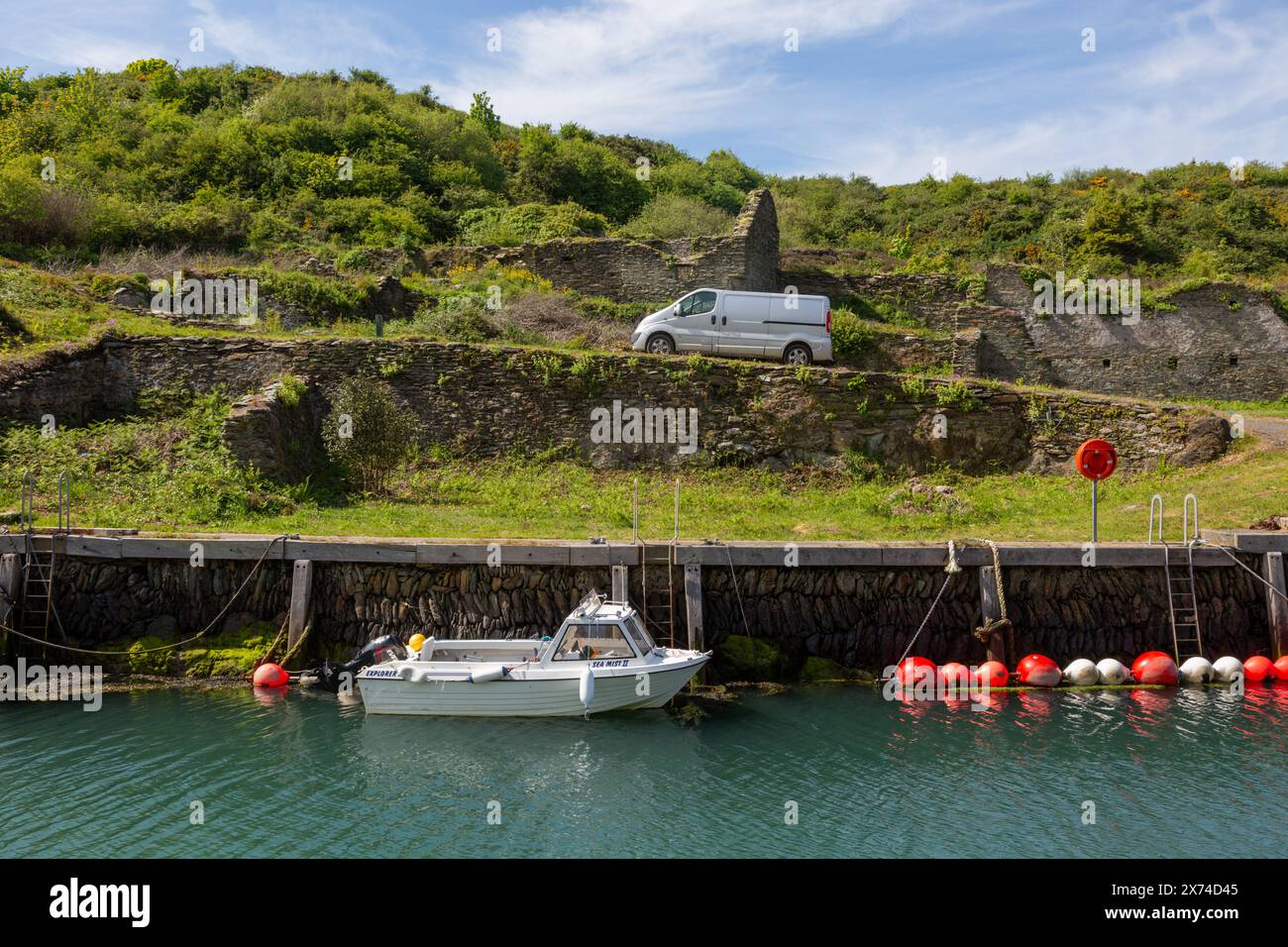 Amlwch port and harbour, Anglesey, Wales, UK Stock Photo - Alamy