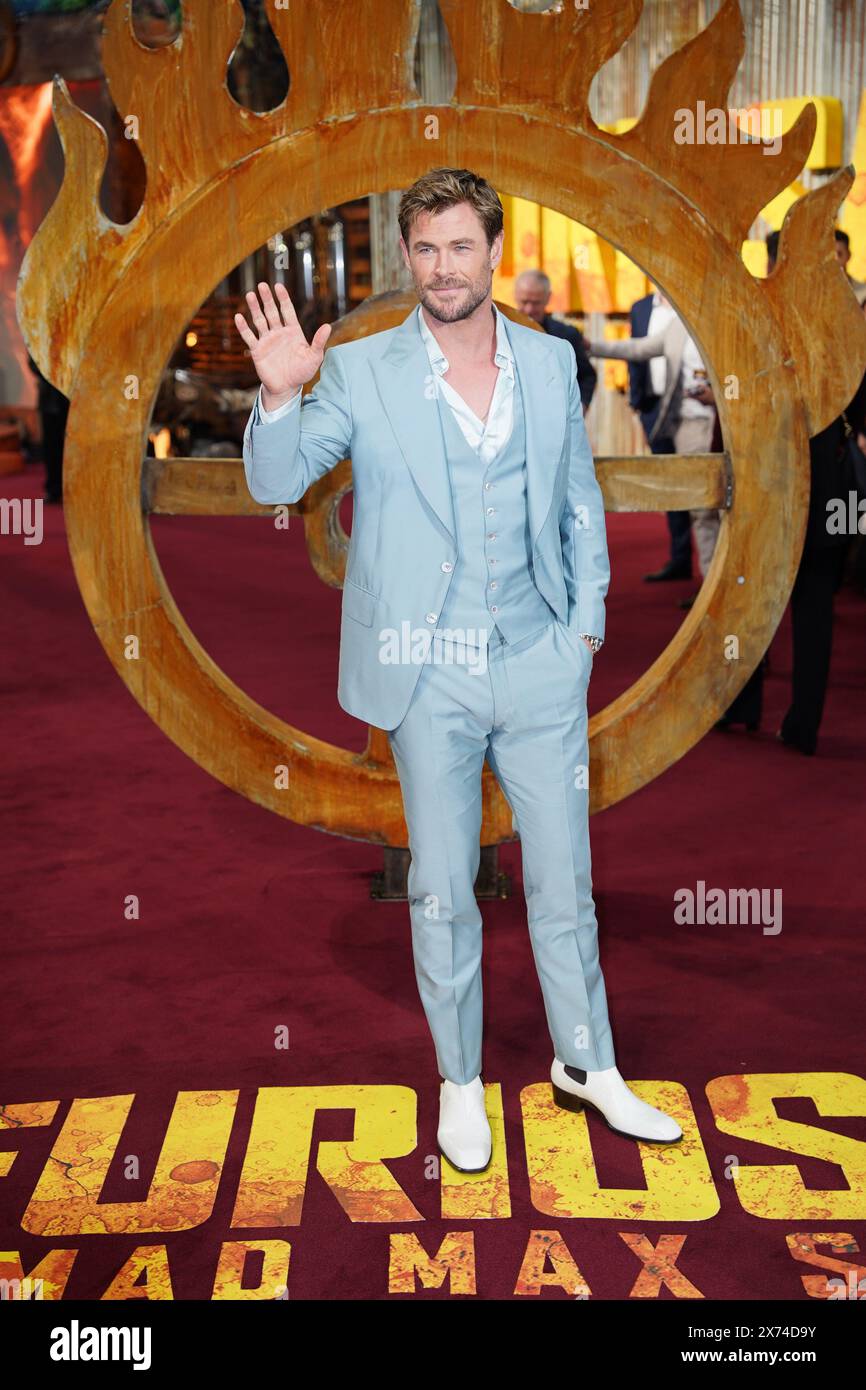 Chris Hemsworth attends Furiosa: A Mad Max Saga UK premiere at BFI IMAX ...