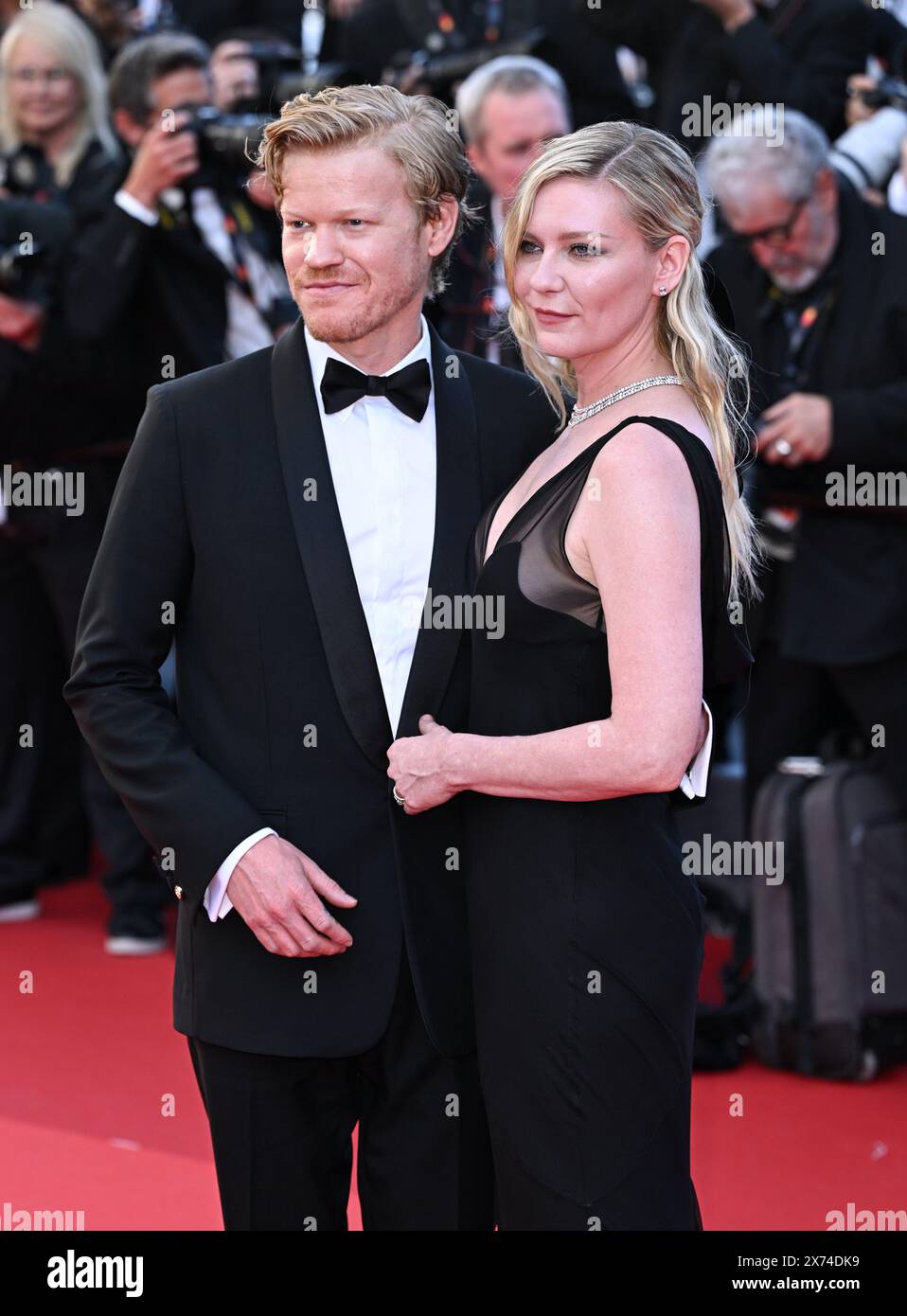 Cannes, France. May 17th, 2024. Kirsten Dunst and Jesse Plemons ...