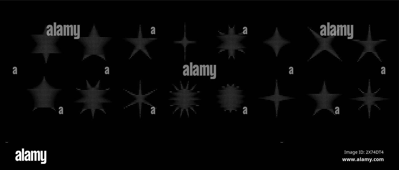 Star Shapes Symbol Icon Vector Illustration Stock Vector Image & Art ...