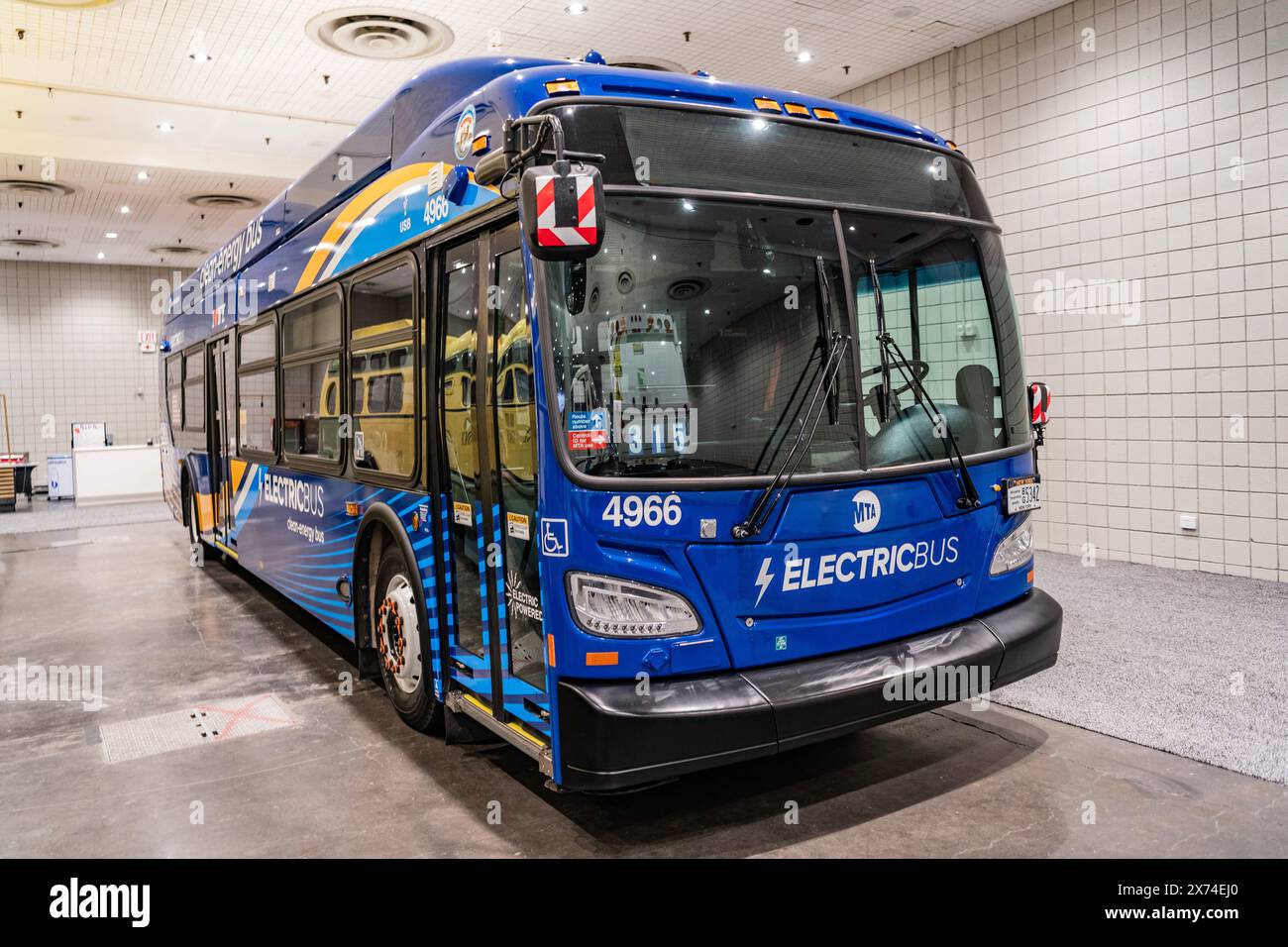 New York City, USA - March 27, 2024: MTA New Flyer Xcelsior XD60 ...