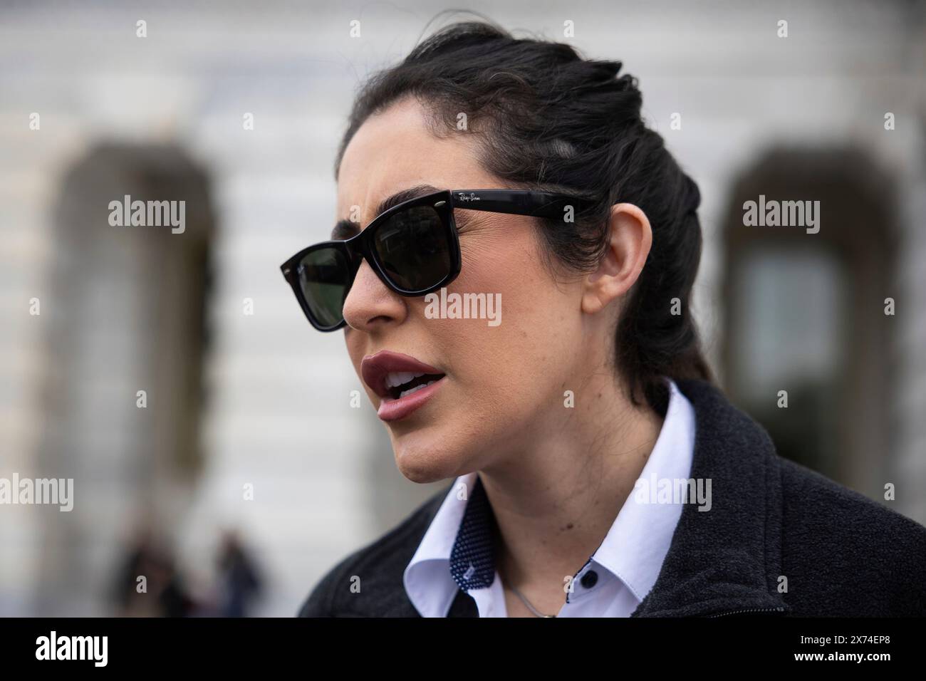 Rep. Anna Paulina Luna (R-Fla.) speaks with reporters outside the U.S ...