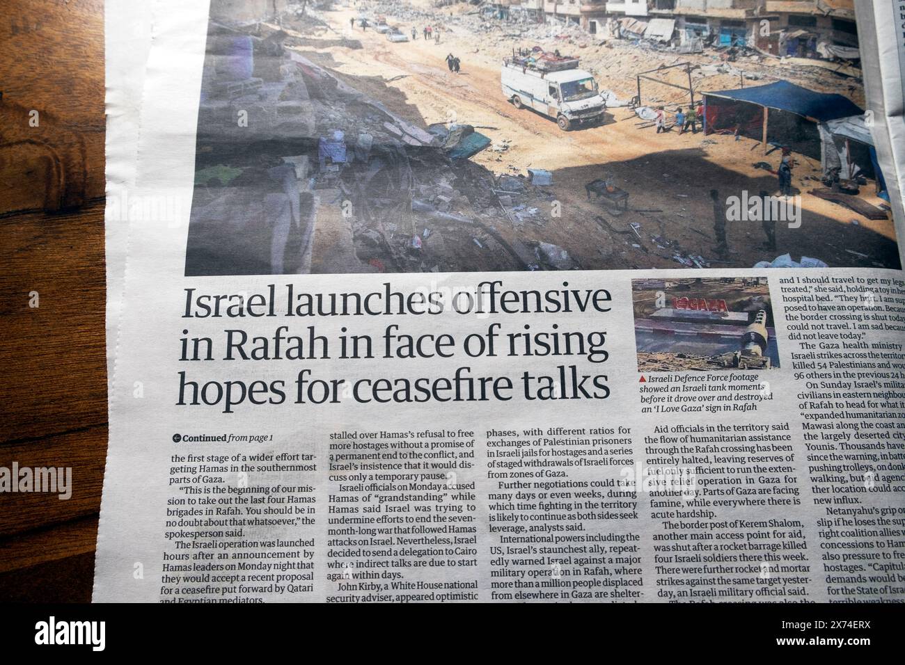 'Israel launches offensive in Rafah in face of rising hopes for ...