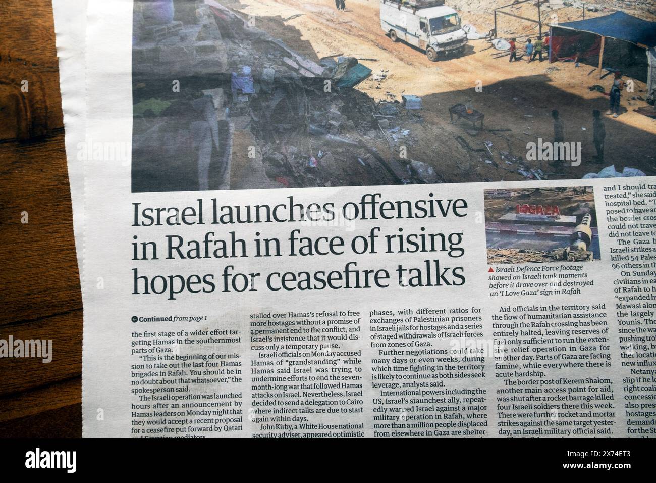 'Israel launches offensive in Rafah in face of rising hopes for ...