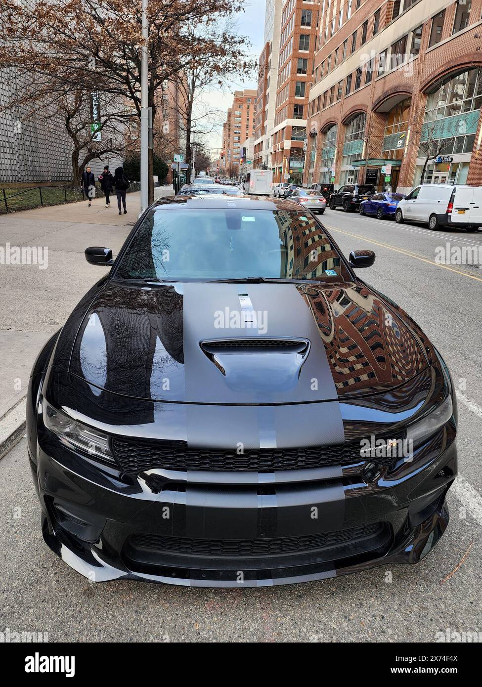 New York City, USA - March 01, 2024: 2020 Dodge Charger SRT Hellcat ...