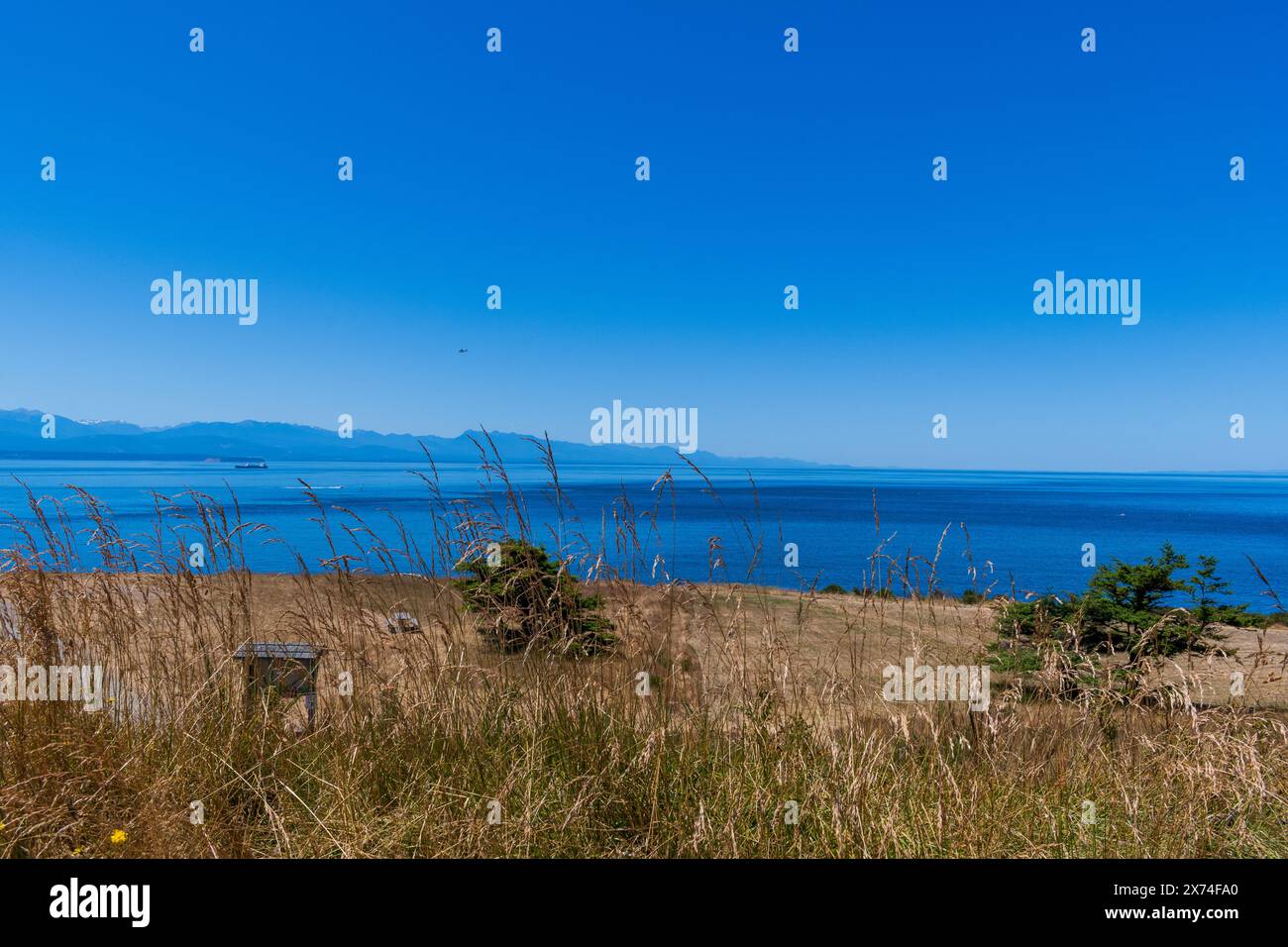 Beautiful Fort Ebey State Park Overlooking Admiralty Inlet, Washington ...