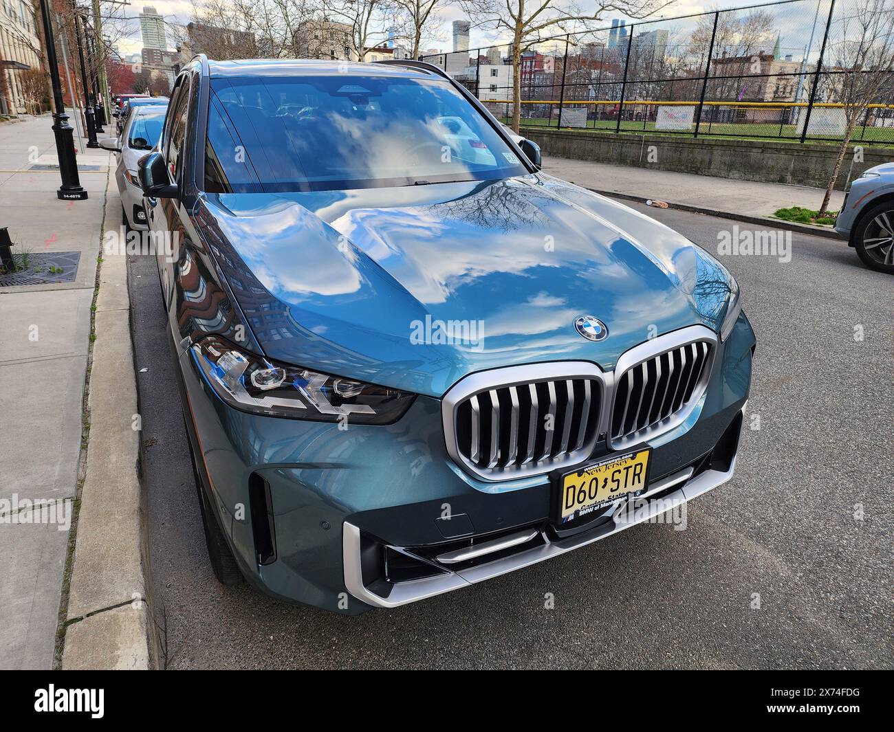 New York City, USA - March 18, 2024: BMW X5 luxury car parked outside ...