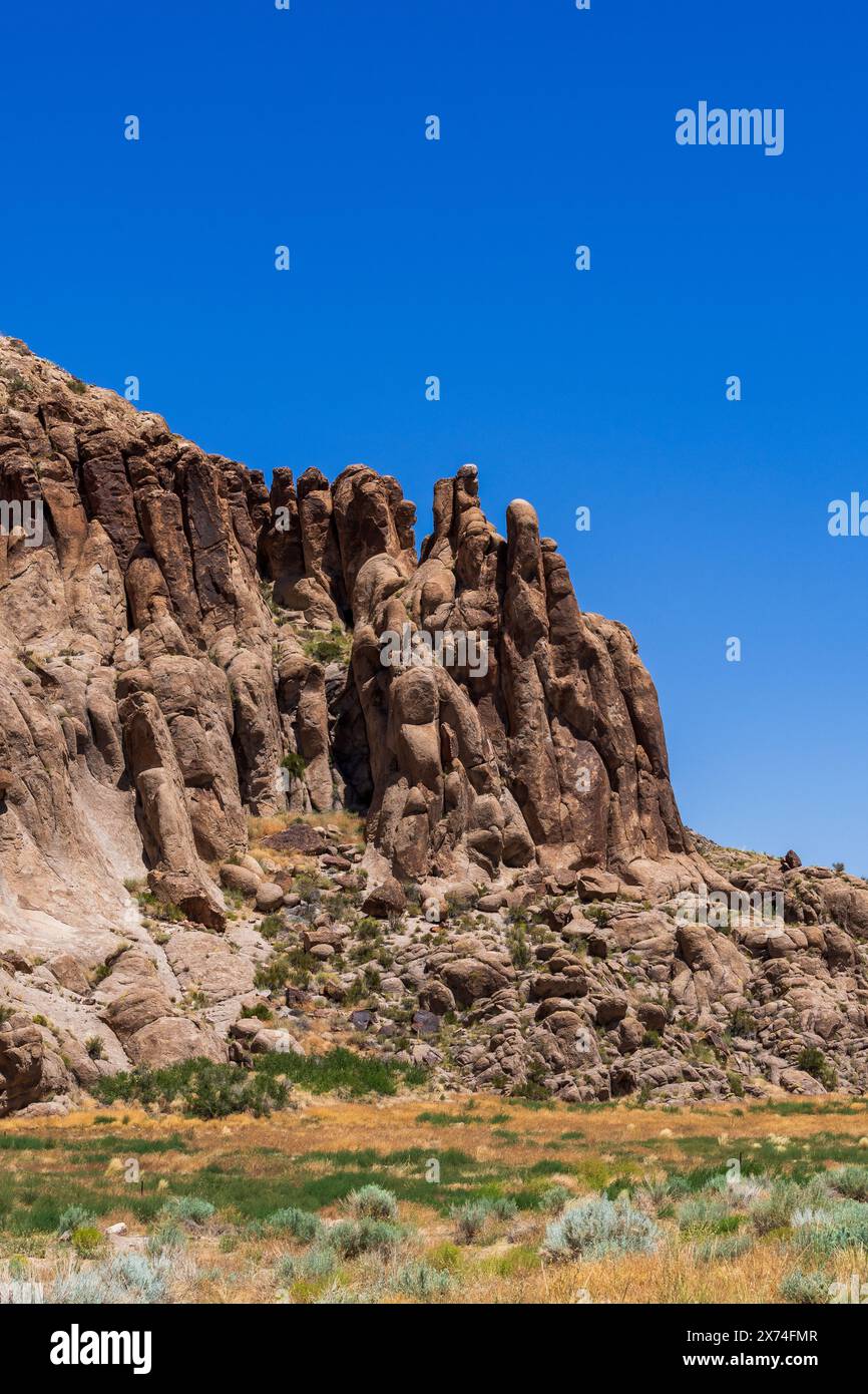 White River Narrows Archaeological District, Nevada, USA Stock Photo ...
