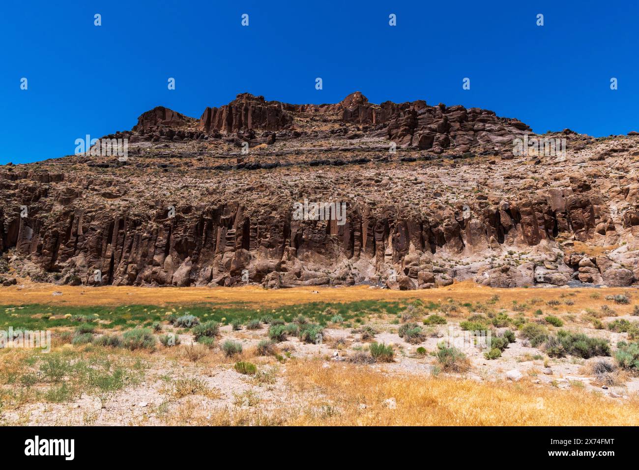 White River Narrows Archaeological District, Nevada, USA Stock Photo ...