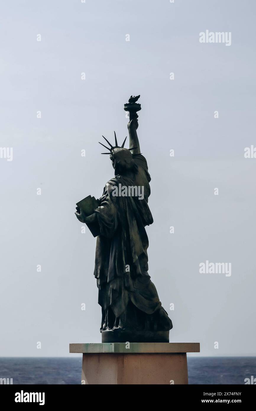 Nice, France - September 17, 2023: Replica of the famous Statue of ...
