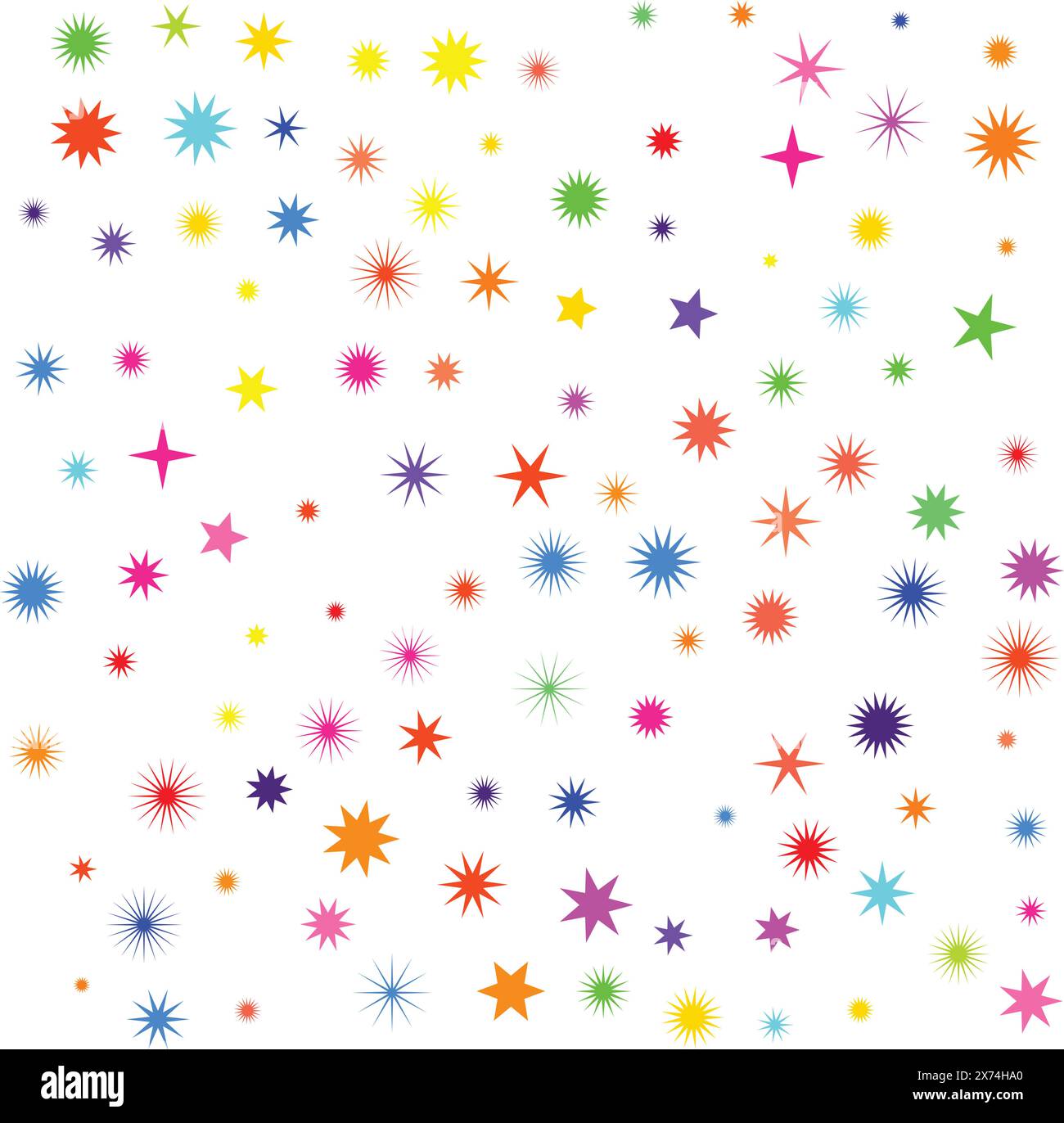 An isolated abstract cosmic star burst shape pattern background image ...