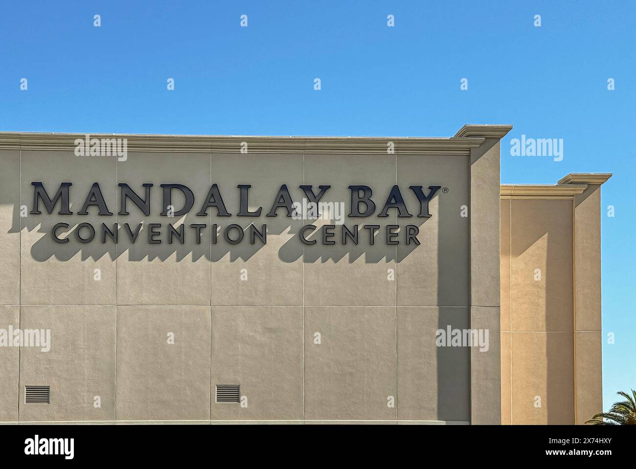 Las Vegas, NV, USA - May 12, 2024: Closeup, Mandalay Bay Convention ...