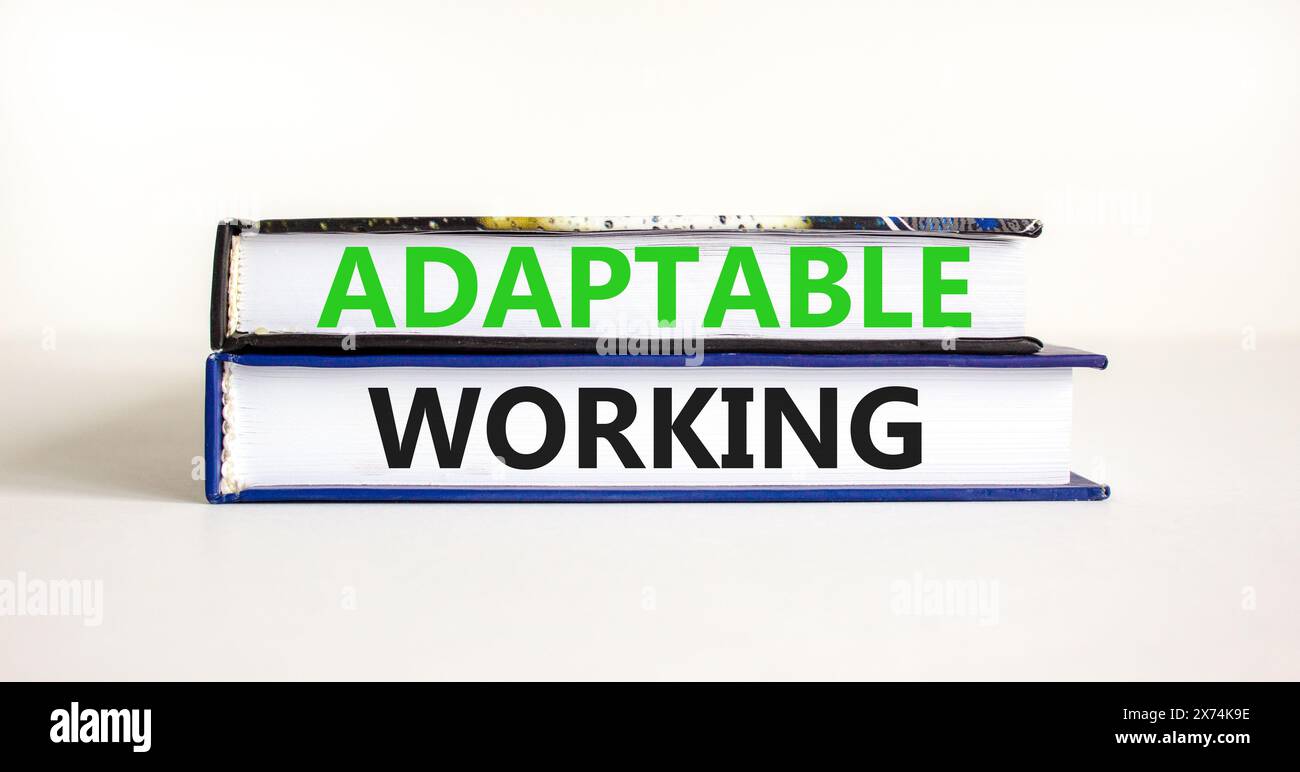 Adaptable working symbol. Concept words Adaptable working on beautiful ...