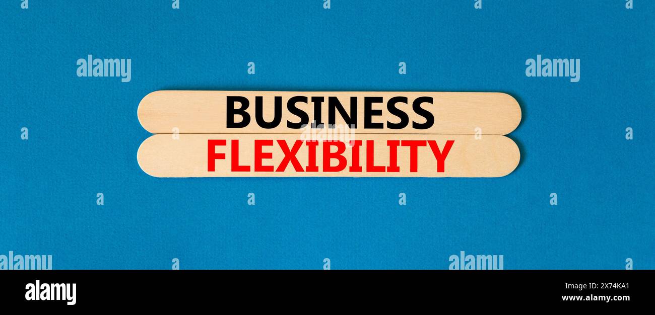 Business flexibility symbol. Concept words Business flexibility on ...